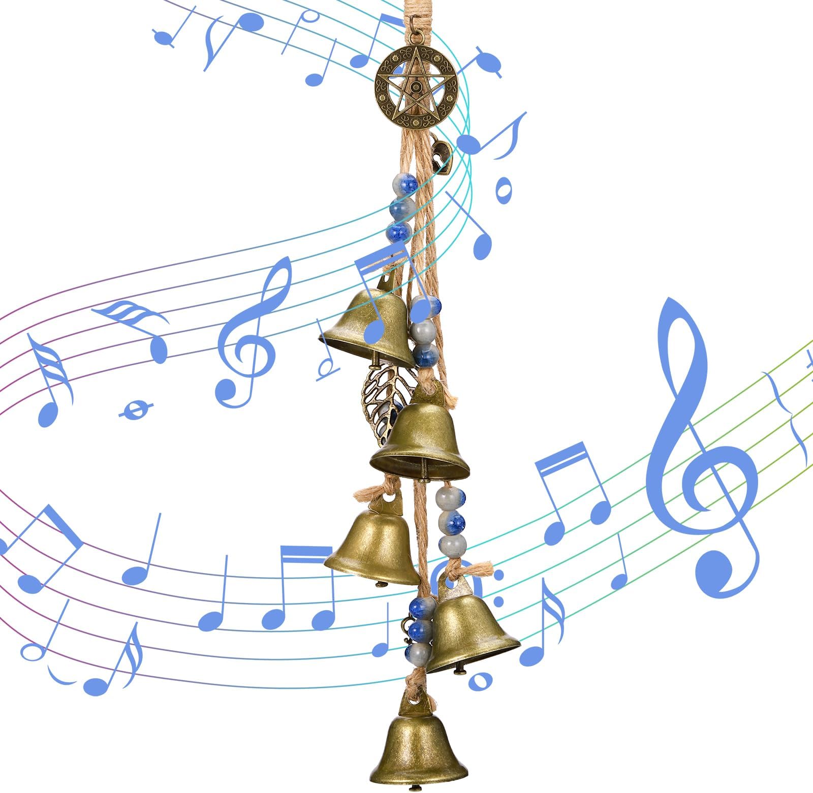 Witch Bells, Witches Bells, Witch Decor, Wind Bell, Hanging Wind Chimes ...
