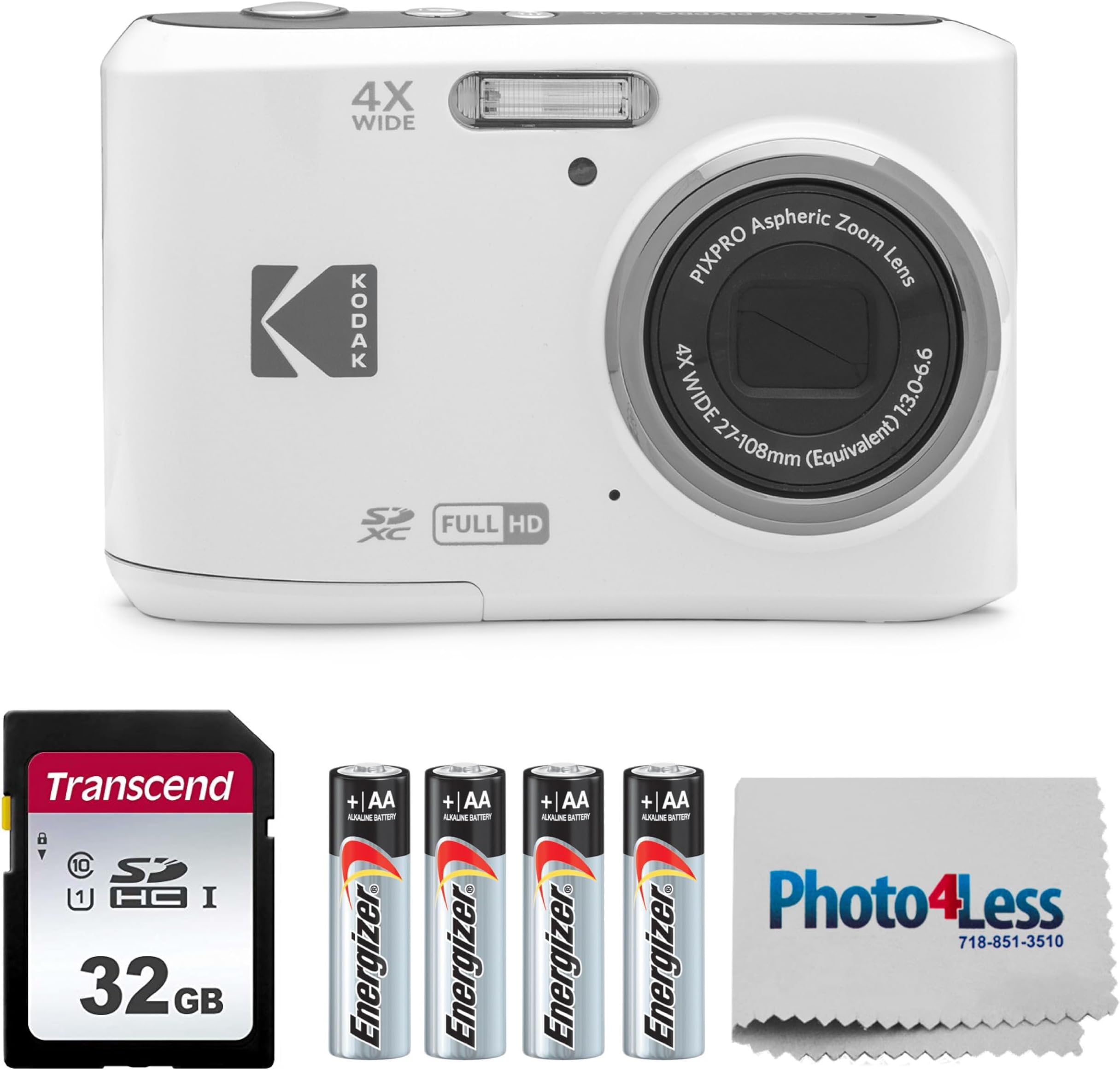 Amazon.com : KODAK PIXPRO FZ45 16MP Digital Camera with 4X Optical Zoom 27mm Wide Angle and 2.7 ...