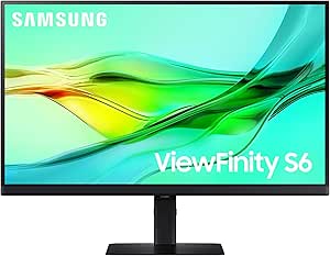 Amazon.com: SAMSUNG 27" ViewFinity S6 (S60UD) Series QHD High ...