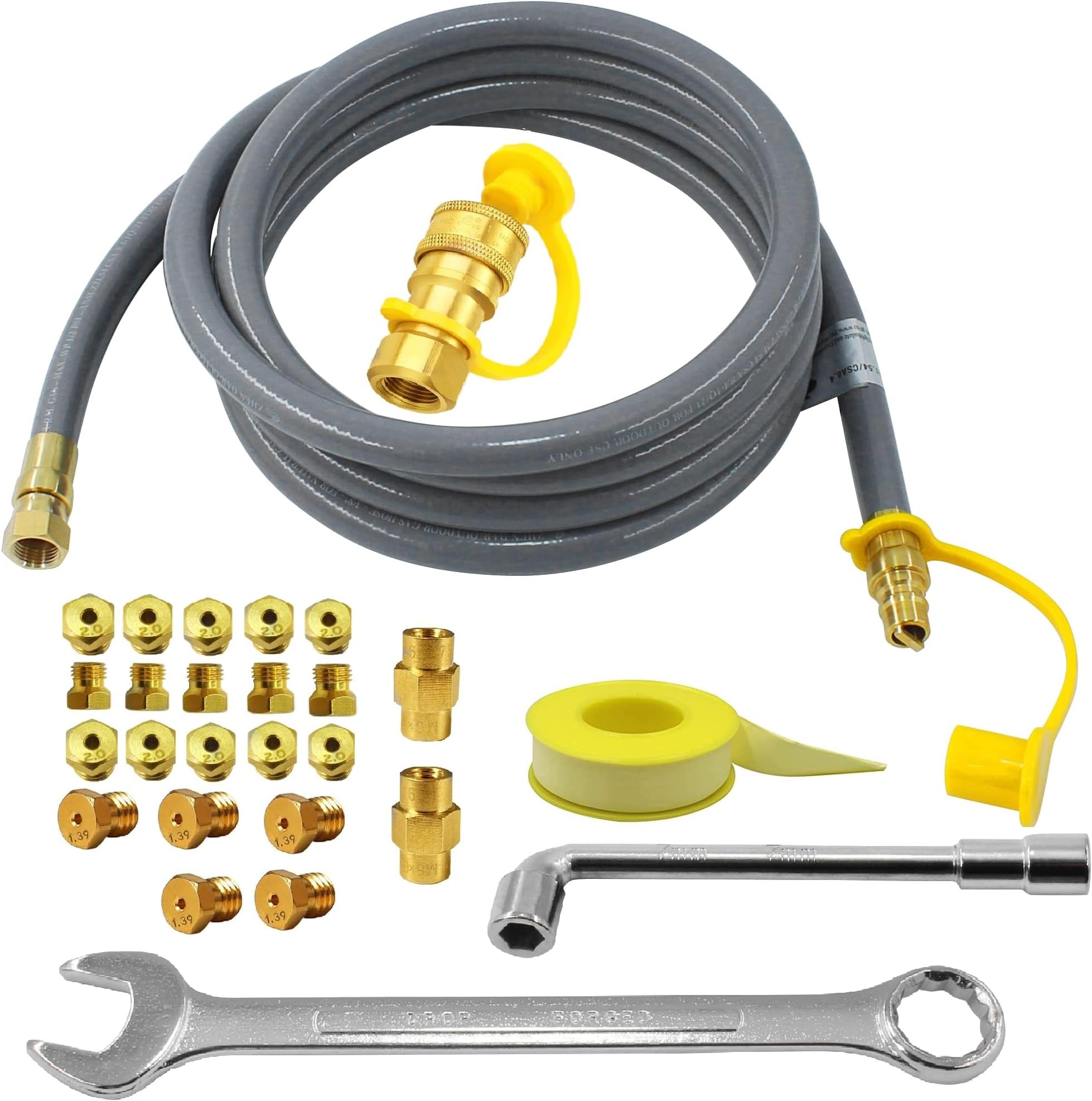 Amazon.com: GASPRO Propane to Natural Gas Conversion Kit, Fit for ...