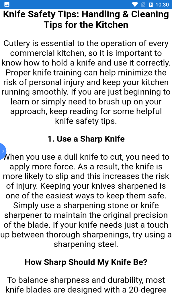 Knife Safety Tips: Handling & Cleaning Tips for the Kitchen - App on ...