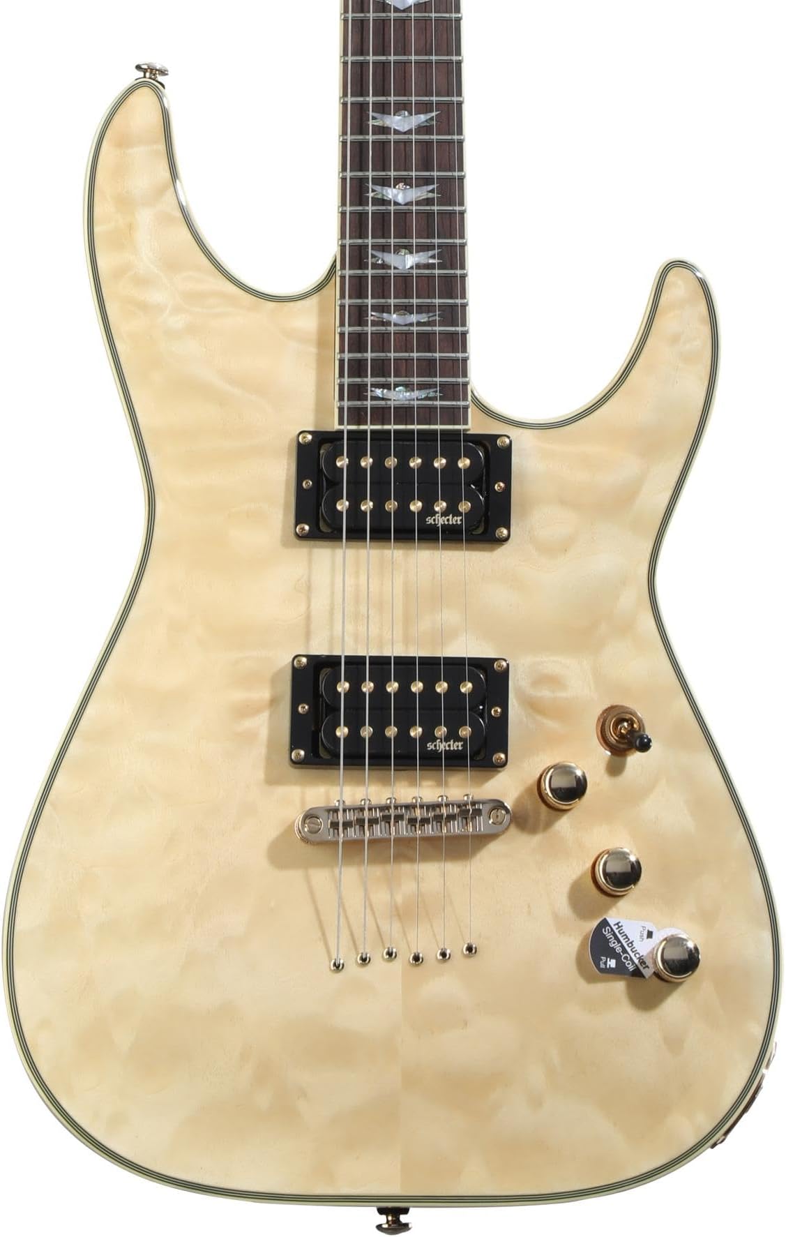Amazon.com: Schecter Omen Extreme-6 Electric Guitar - Blood Red ...