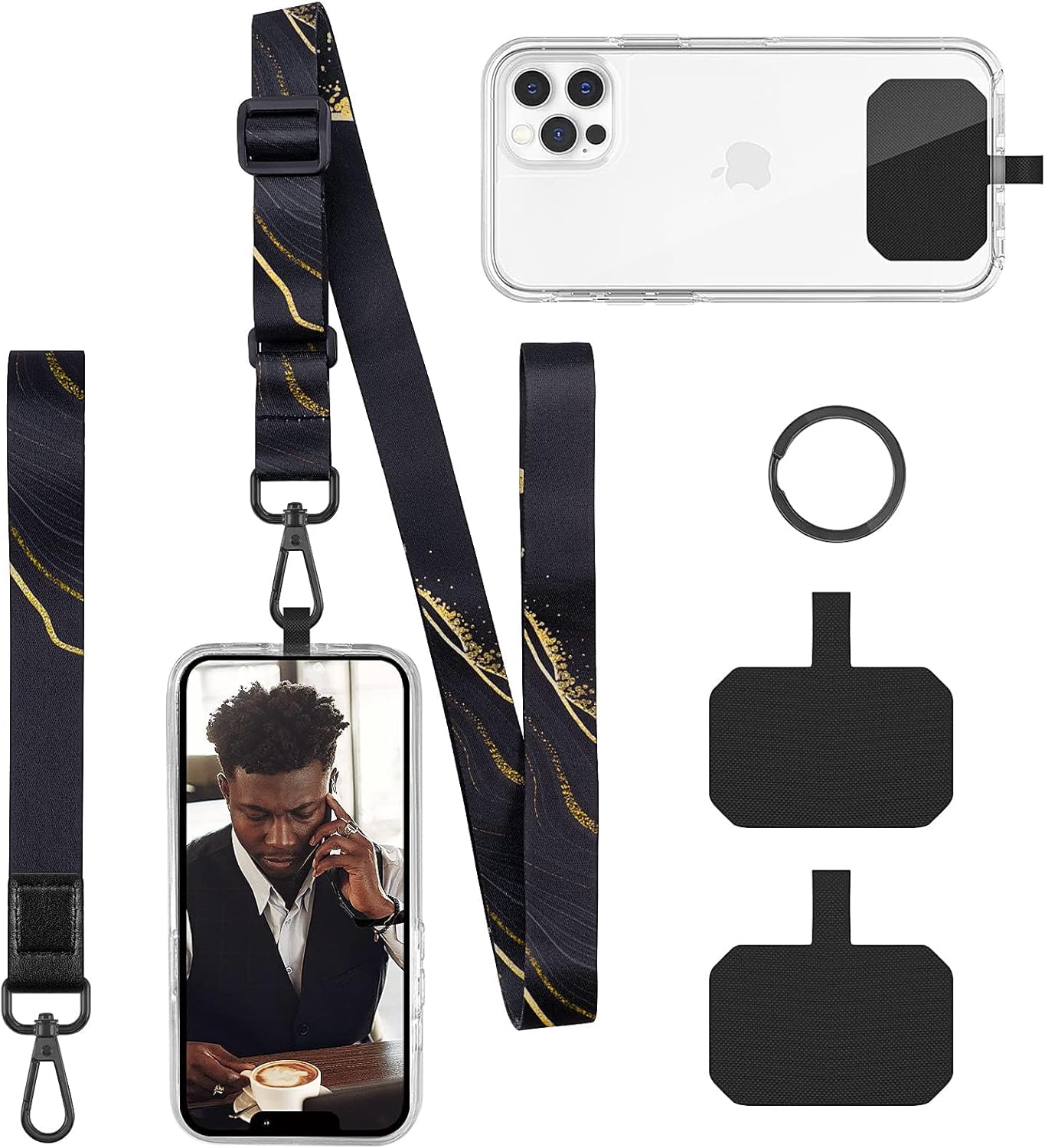 Cell Phone Lanyard, Crossbody Neck Lanyard, Hand Wrist Strap for Cell ...