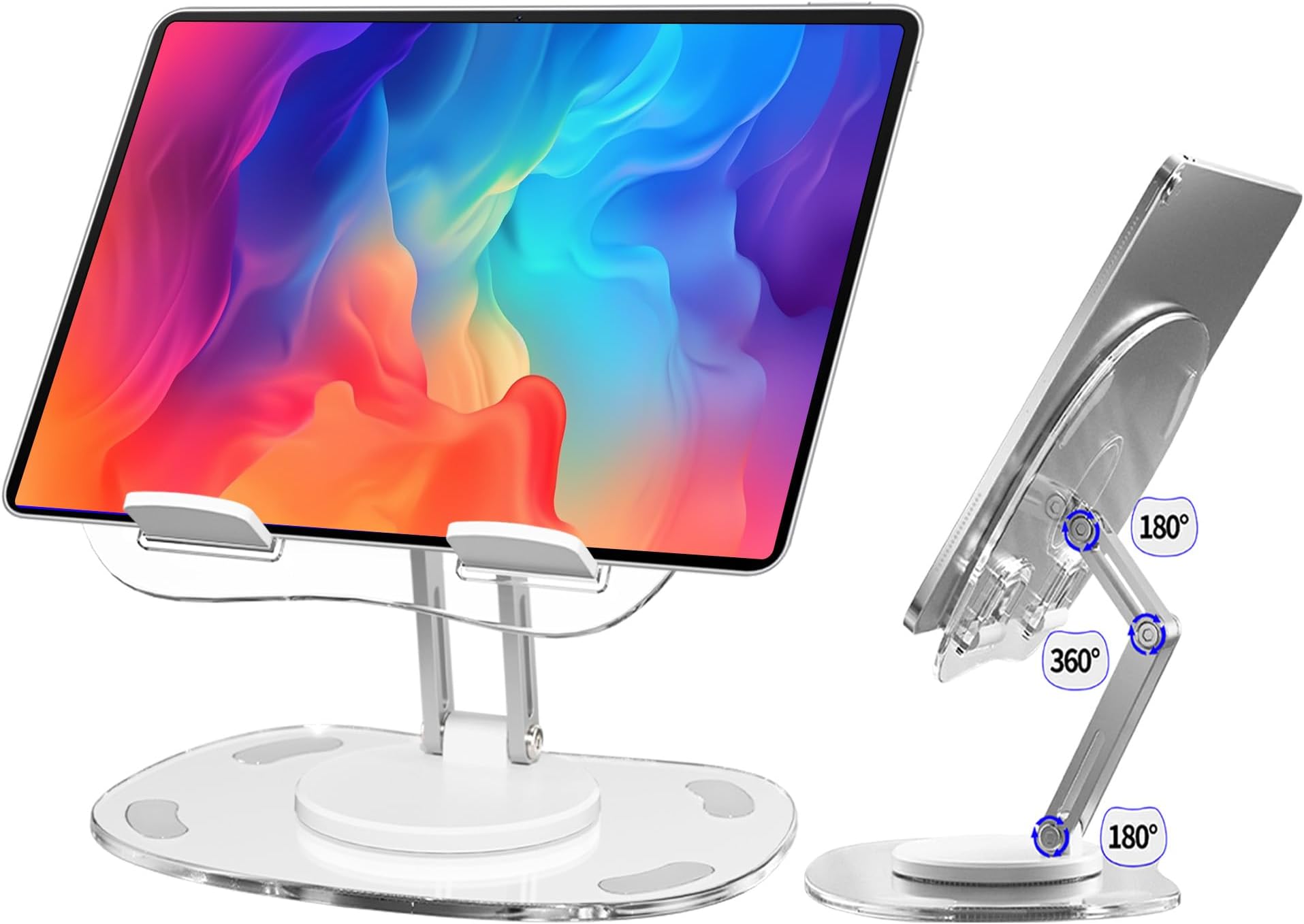 Amazon.com: JWXINYAN Foldable Stand Tablet Stand for Desk, Adjustable ...