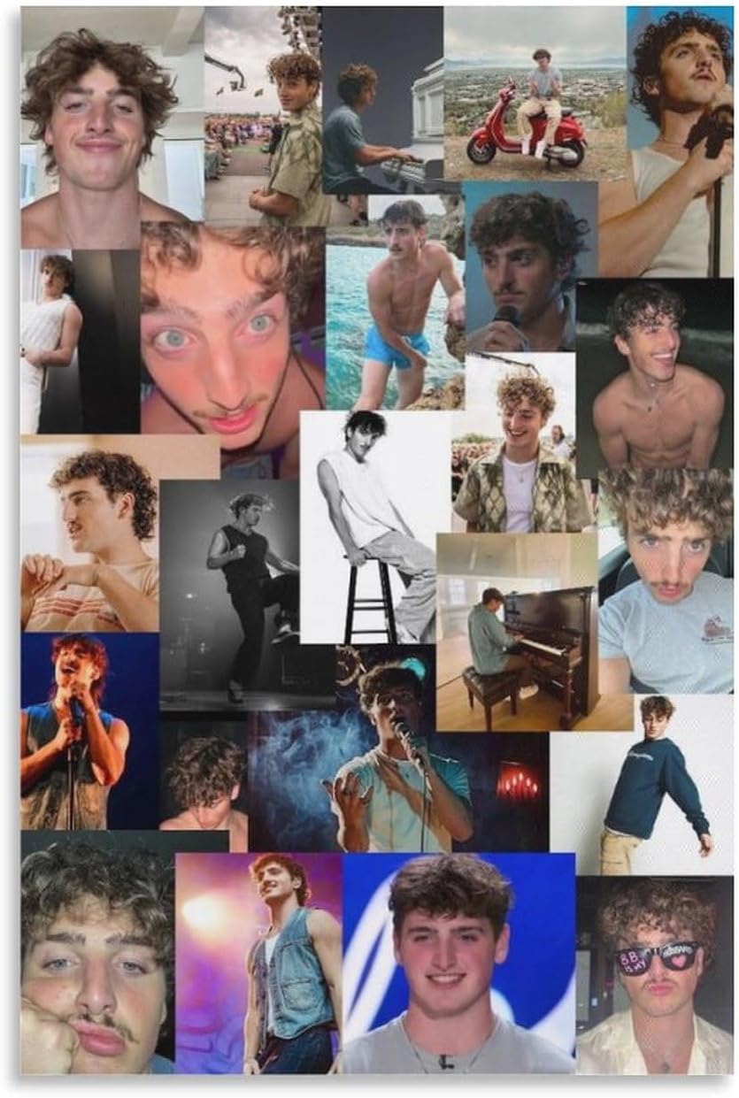 Generic Benson Boone Famous Singer Songwriter (3) Canvas Wall Art ...