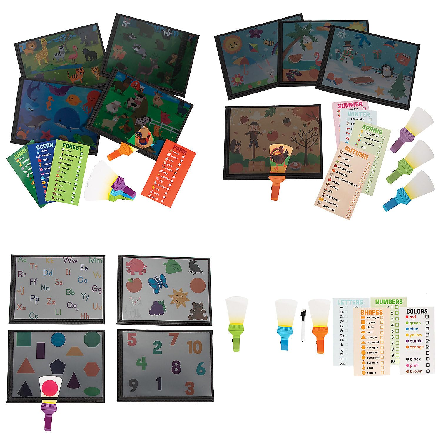 Amazon.com: Magic Flashlight Learning Kit 36 Pieces : Toys & Games