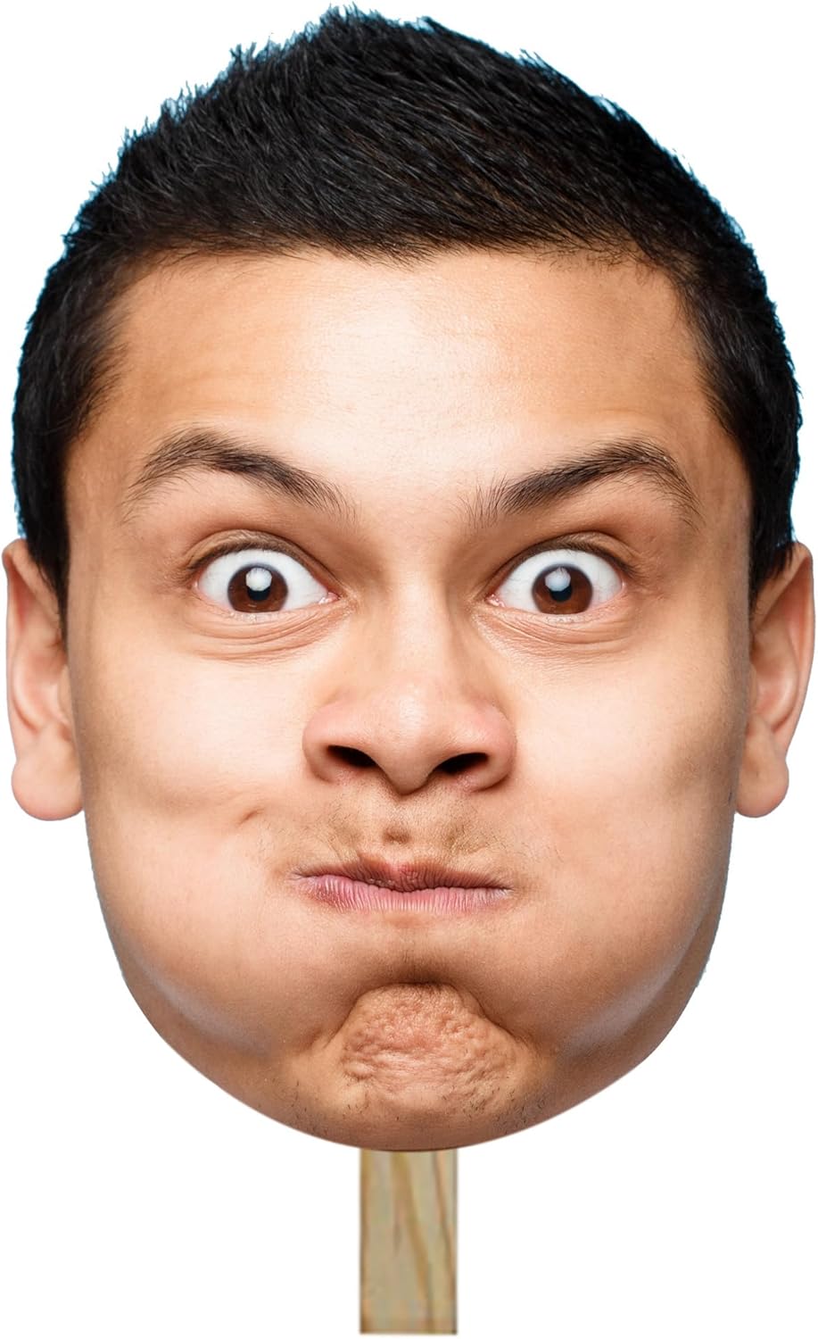 Amazon.com: Custom Hand Fans with Wooden Handle Custom Big Head with ...