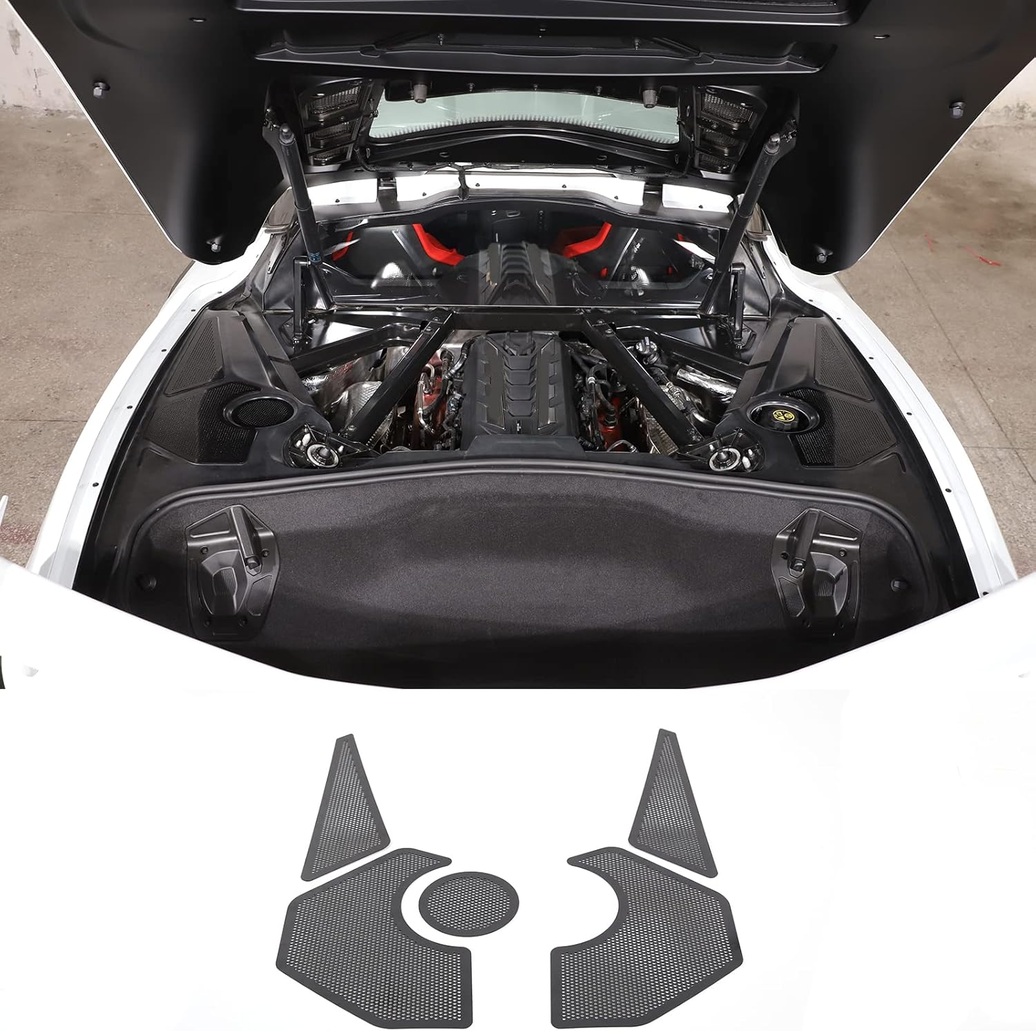 Amazon.com: Sekhyna Engine Bay Side Panel Cover Trim Compatible with ...