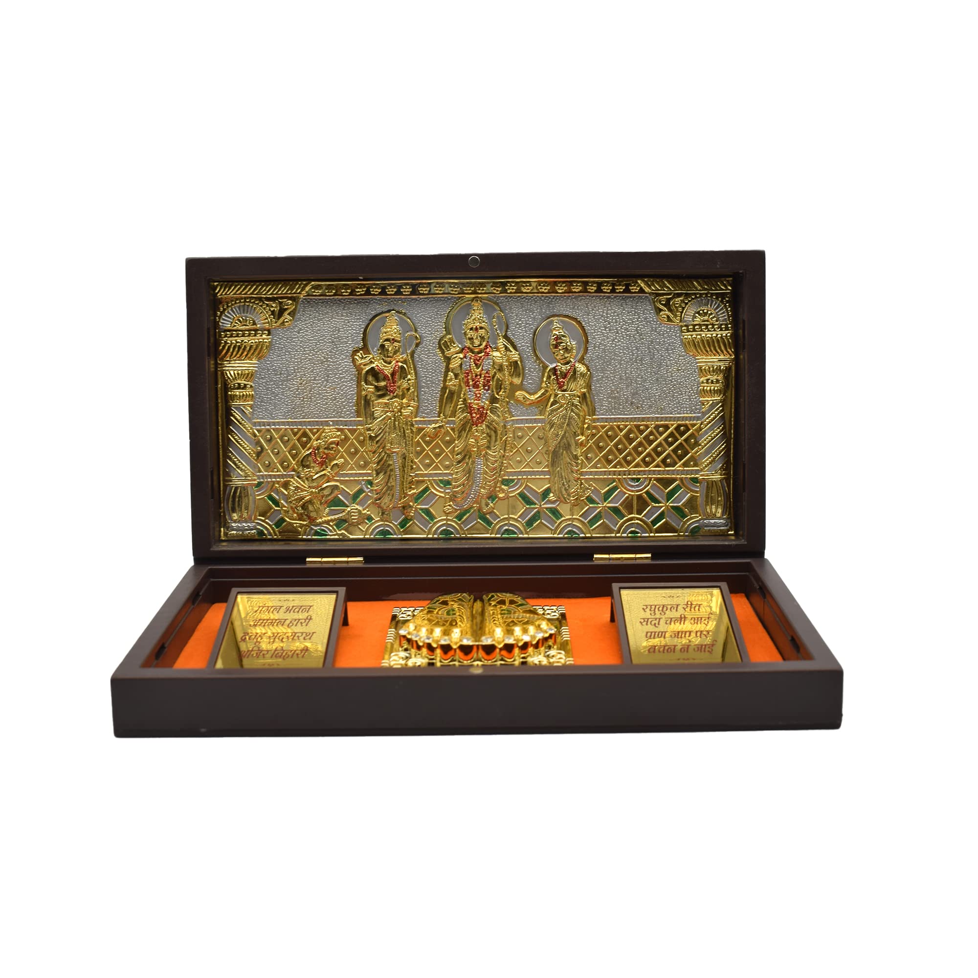 Buy Dalvkot Gold Plated Ram Darbar Ram Lakshman Sita Photo Frame with ...