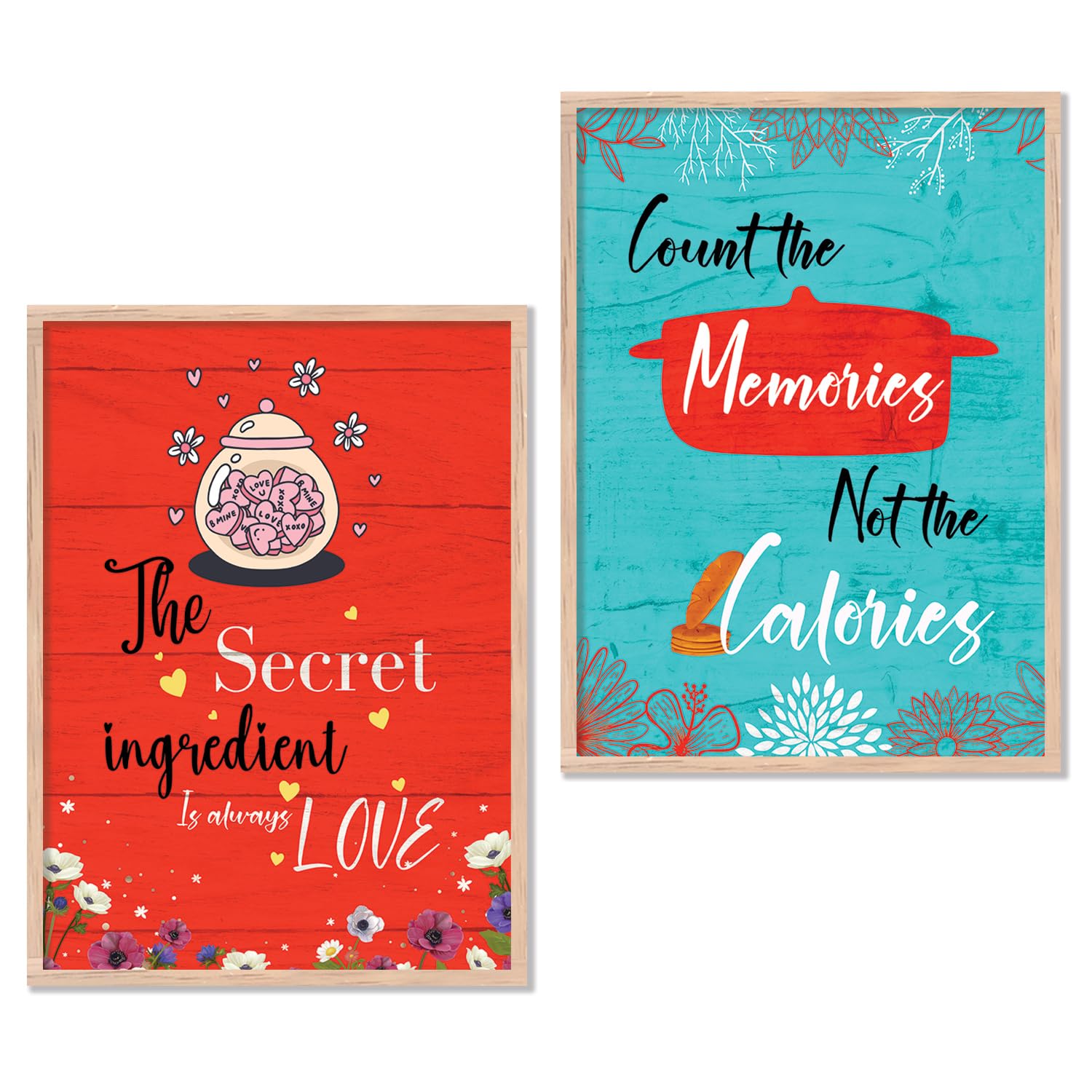 kotart Motivational Quotes Posters with Frame for Home Decoration ...