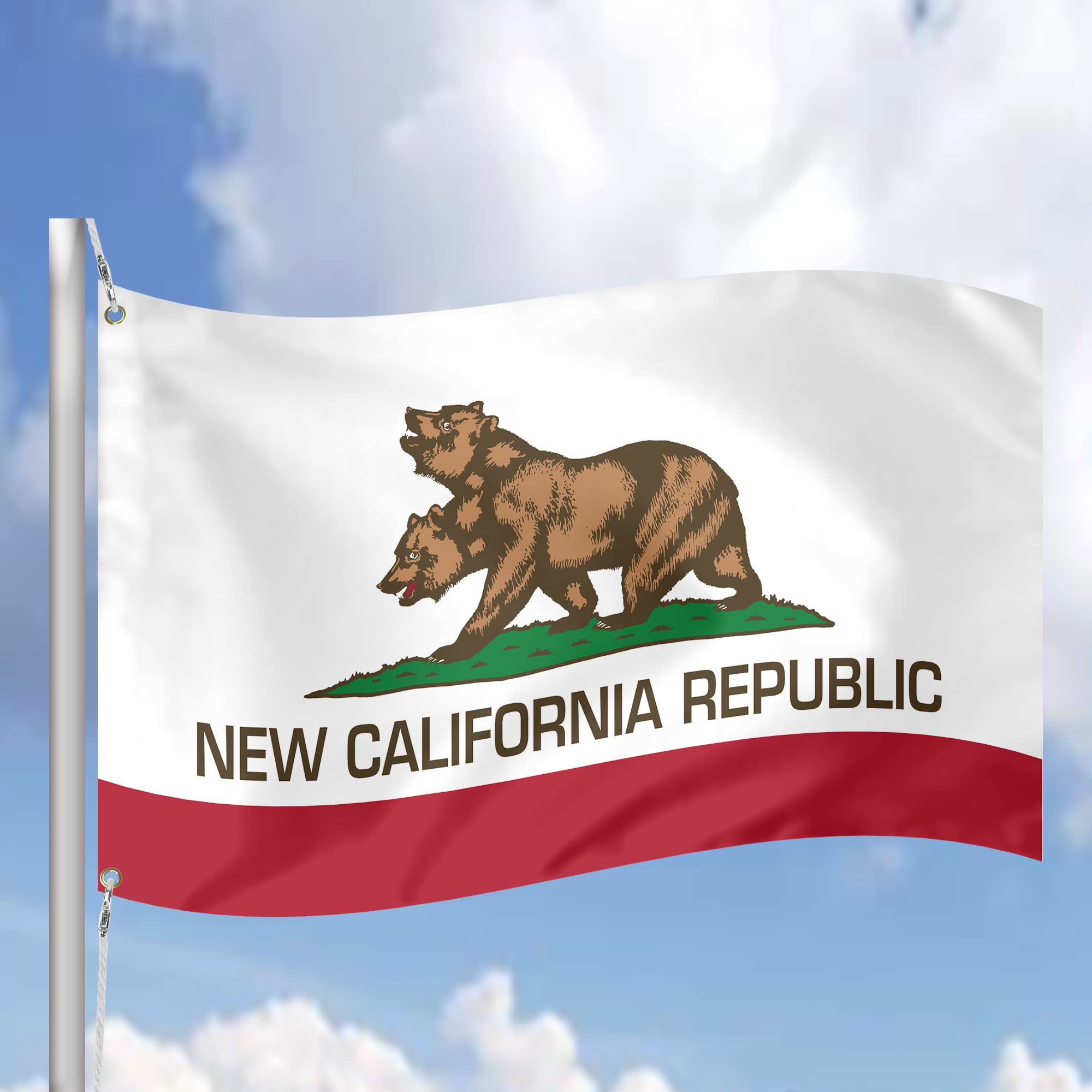 Nueva Bandera De La República De California Aerxemrbrae Nueva Bandera