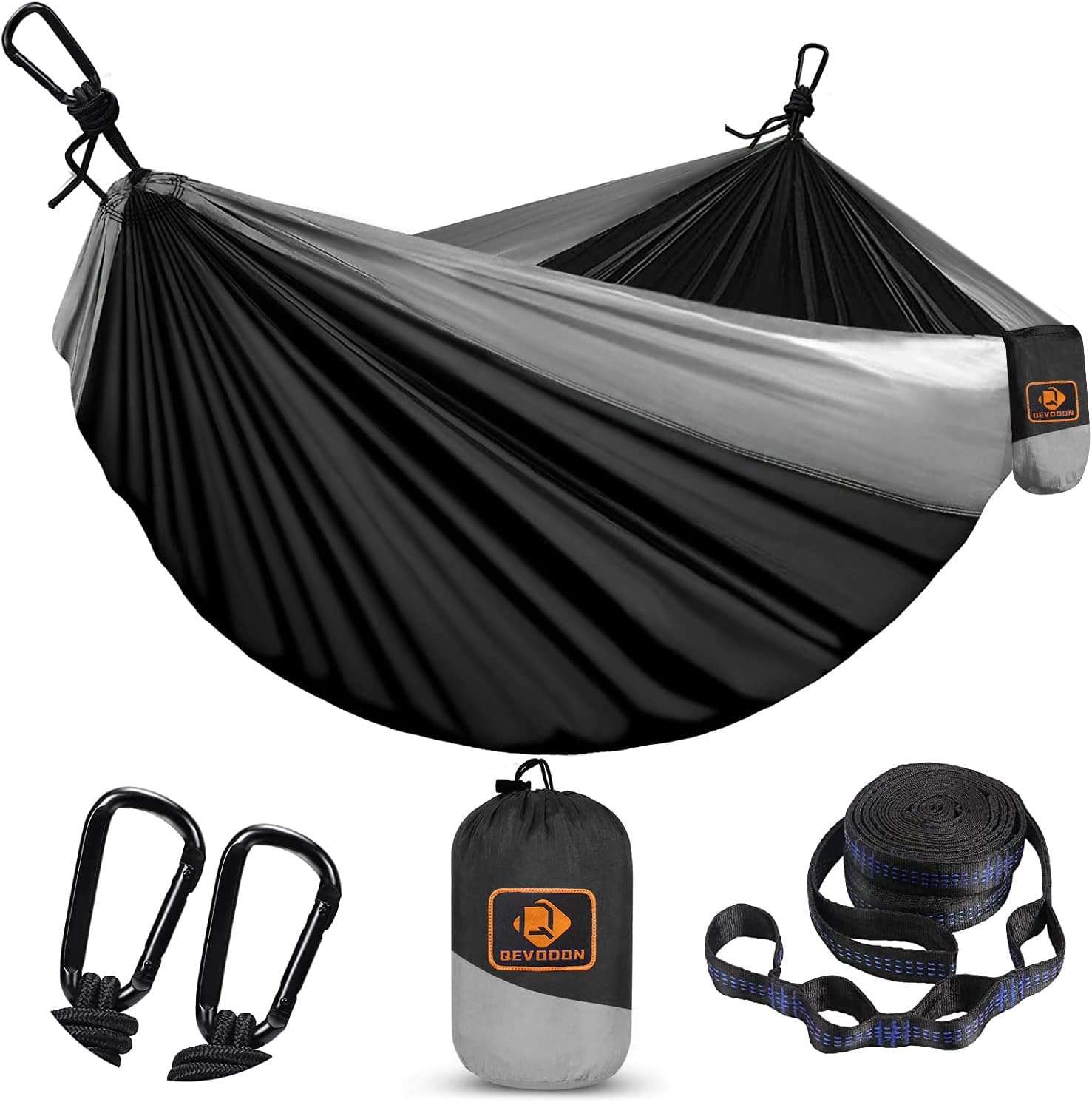 Camping Hammock for Outside,Double Hammock with Tree Straps(18+1Loops ...