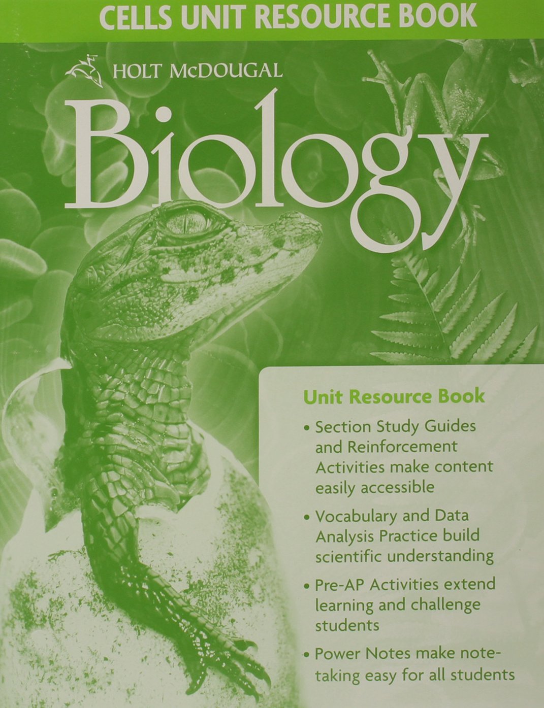 Holt McDougal Biology: Unit Resource Book Cells: MCDOUGAL LITTEL ...
