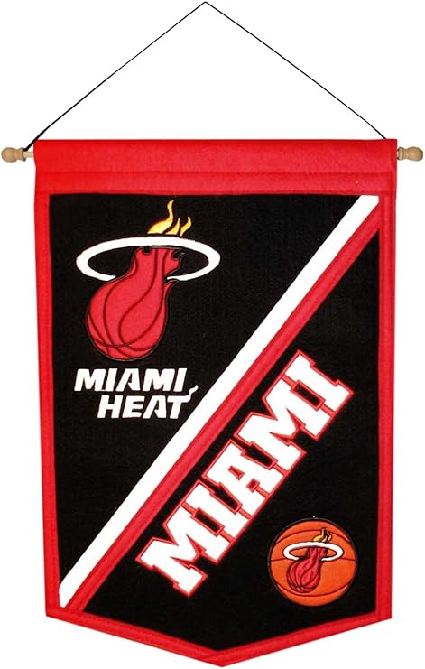 Amazon.com : NBA Miami Heat Traditions Banner : Wall Banners : Sports ...