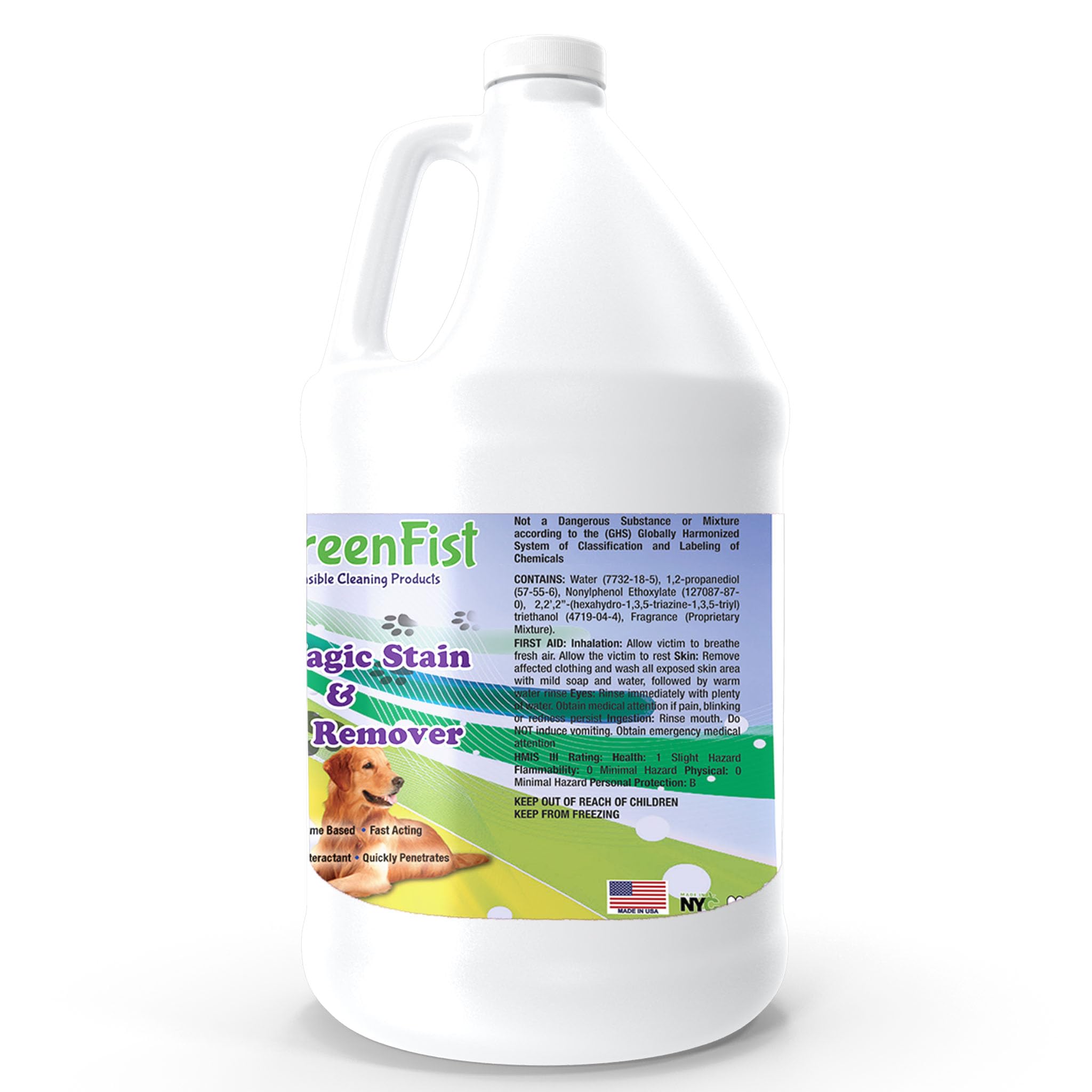 Snapklik.com : GreenFist Pet Stain & Odor Remover Magic Fast Acting Carpet Spot Cleaner Enzyme ...