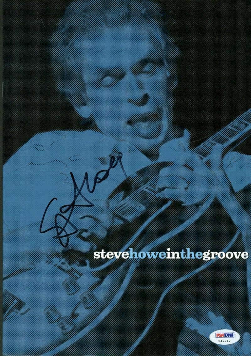 YES Steve Howe Signed Autographed In The Groove Song Book - PSA/DNA ...