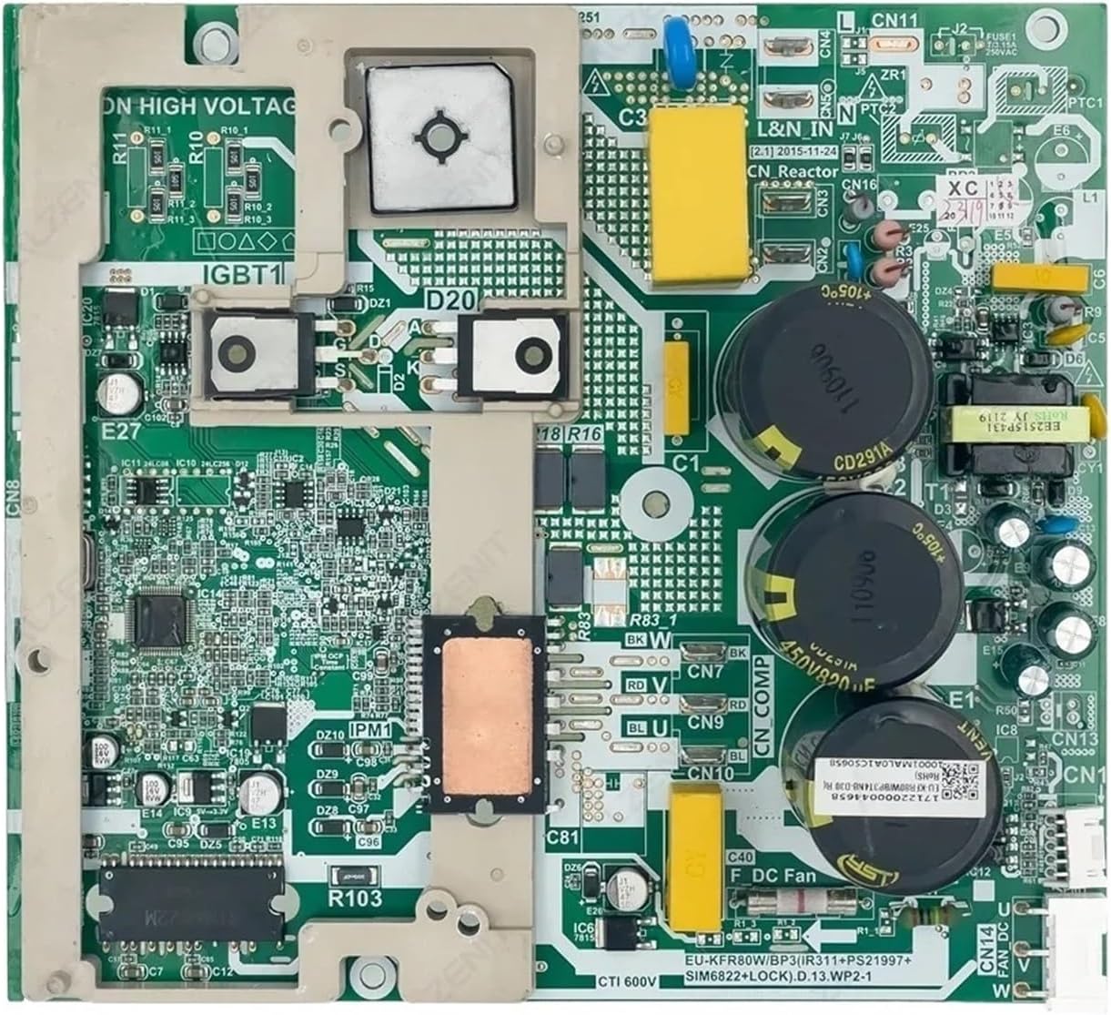 Amazon.com: Air Conditioner Control Board EU-KFR80W/BP3(IR311+PS21997 ...