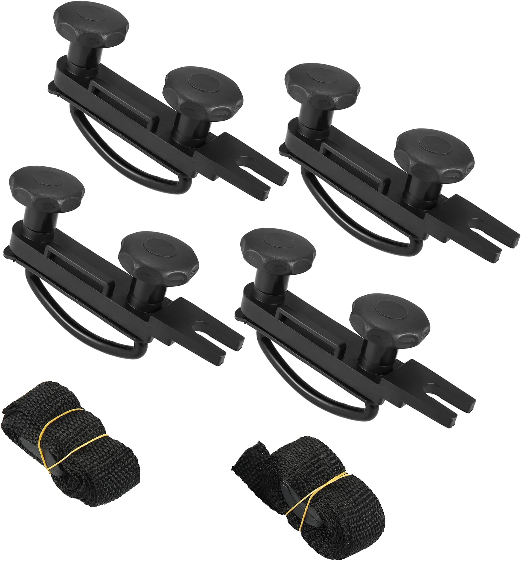 Amazon.com: Hihaha Universal Roof Box U Bolt Clamps Rooftop Cargo ...