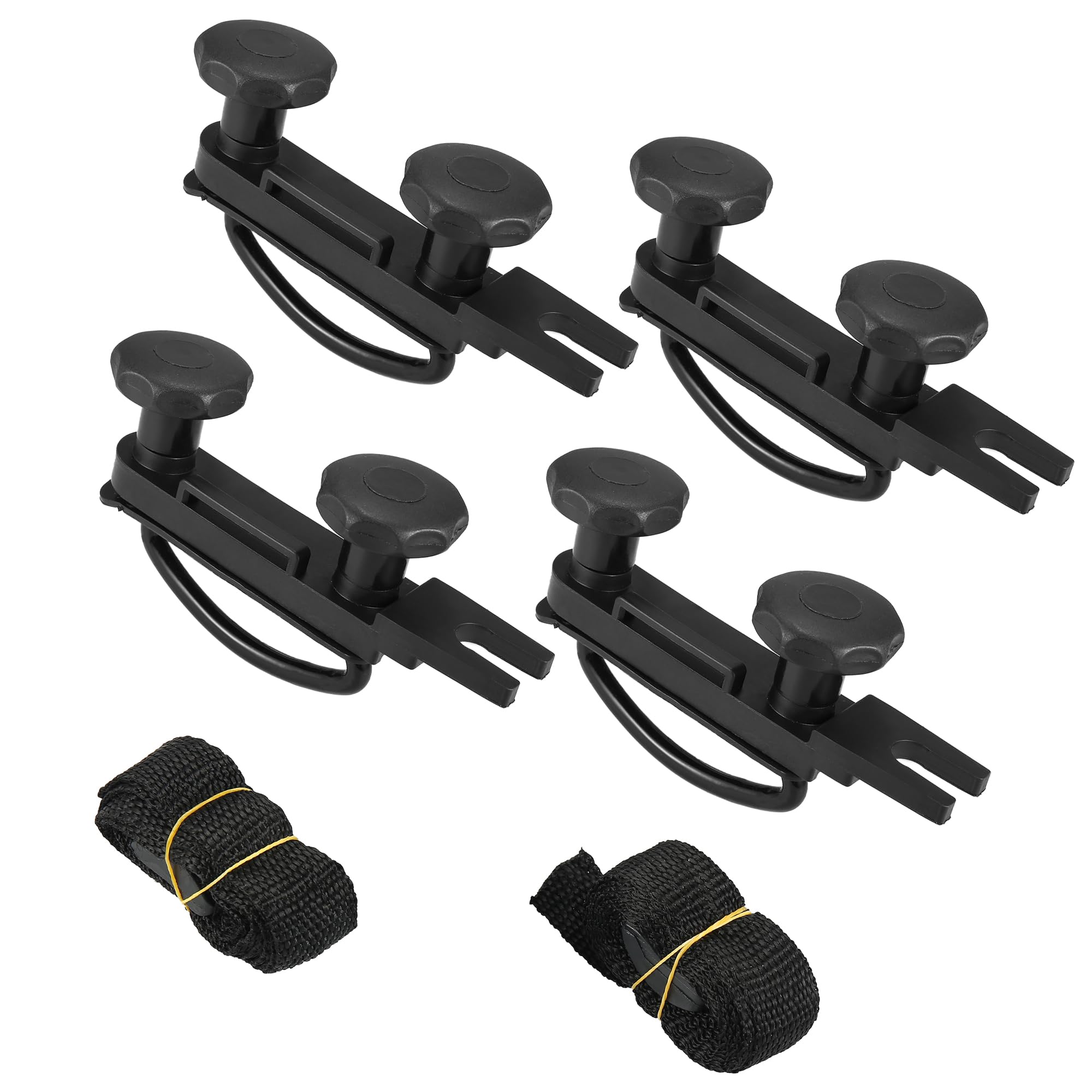 Amazon.com: Hihaha Universal Roof Box U Bolt Clamps Rooftop Cargo ...