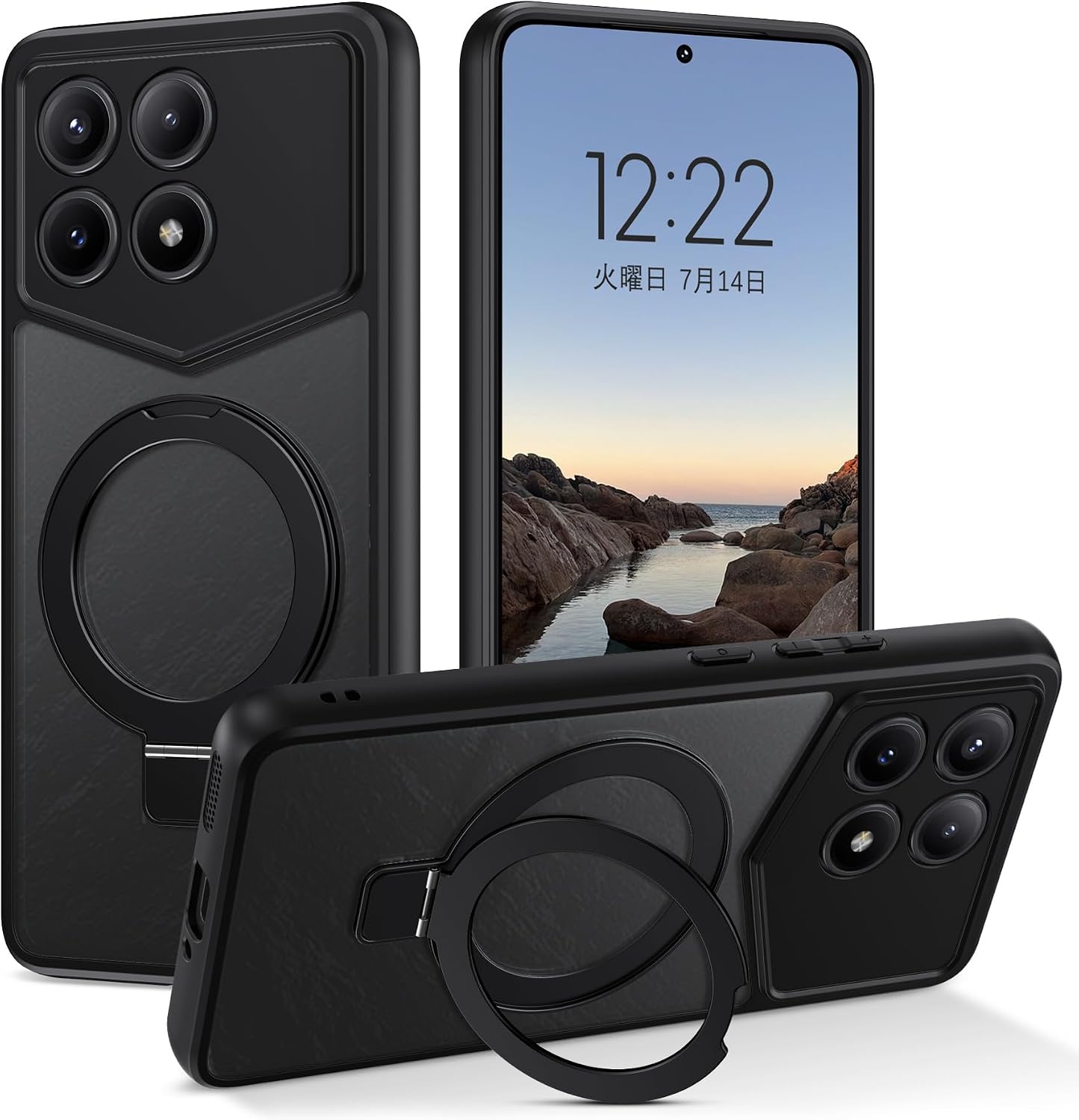Amazon.co.jp: DOMAVER Xiaomi Poco F6 Pro ケース Poco F6 Pro 5G ケース Magsafe ...