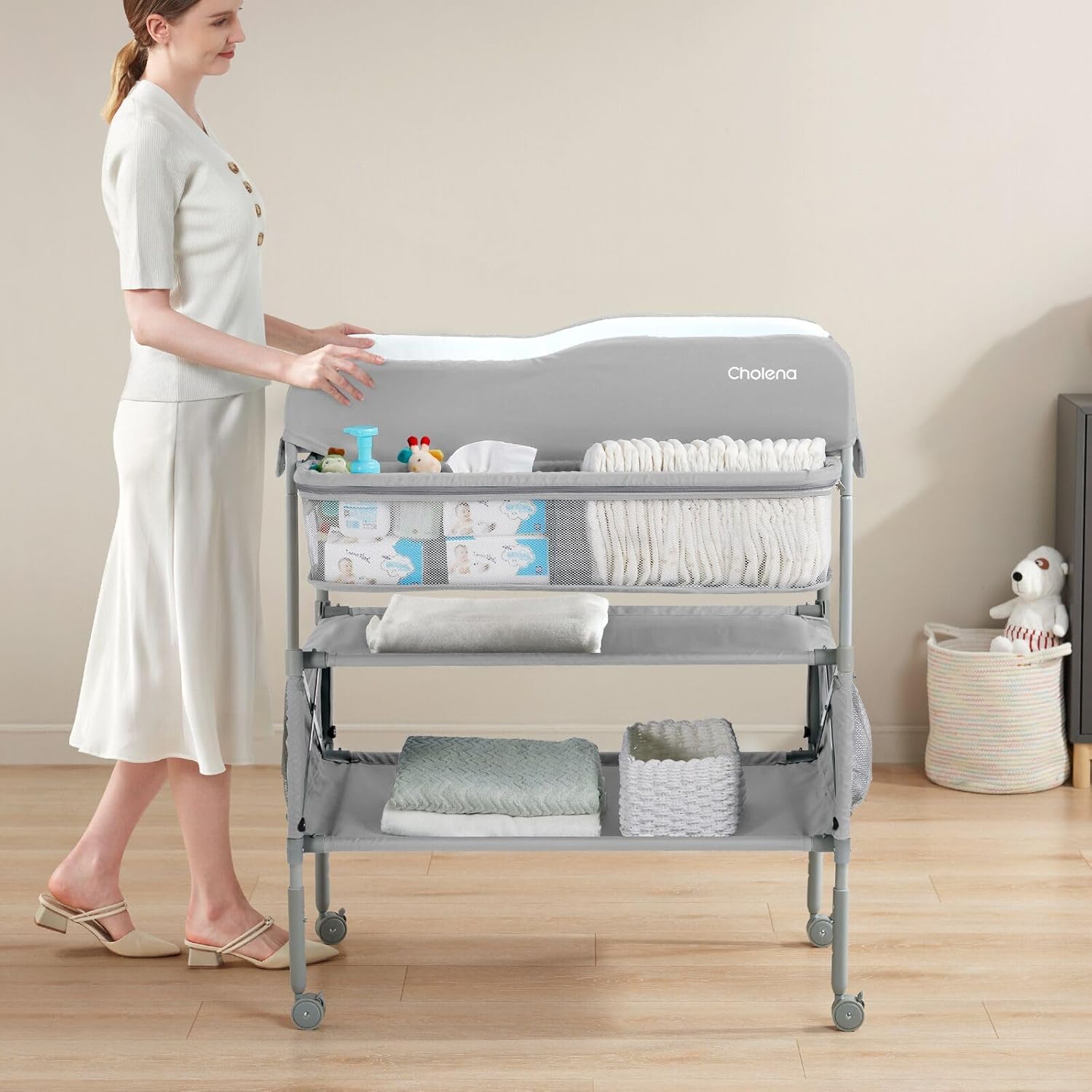 Portable Baby Changing Table,Foldable Diaper Changing Station Baby ...