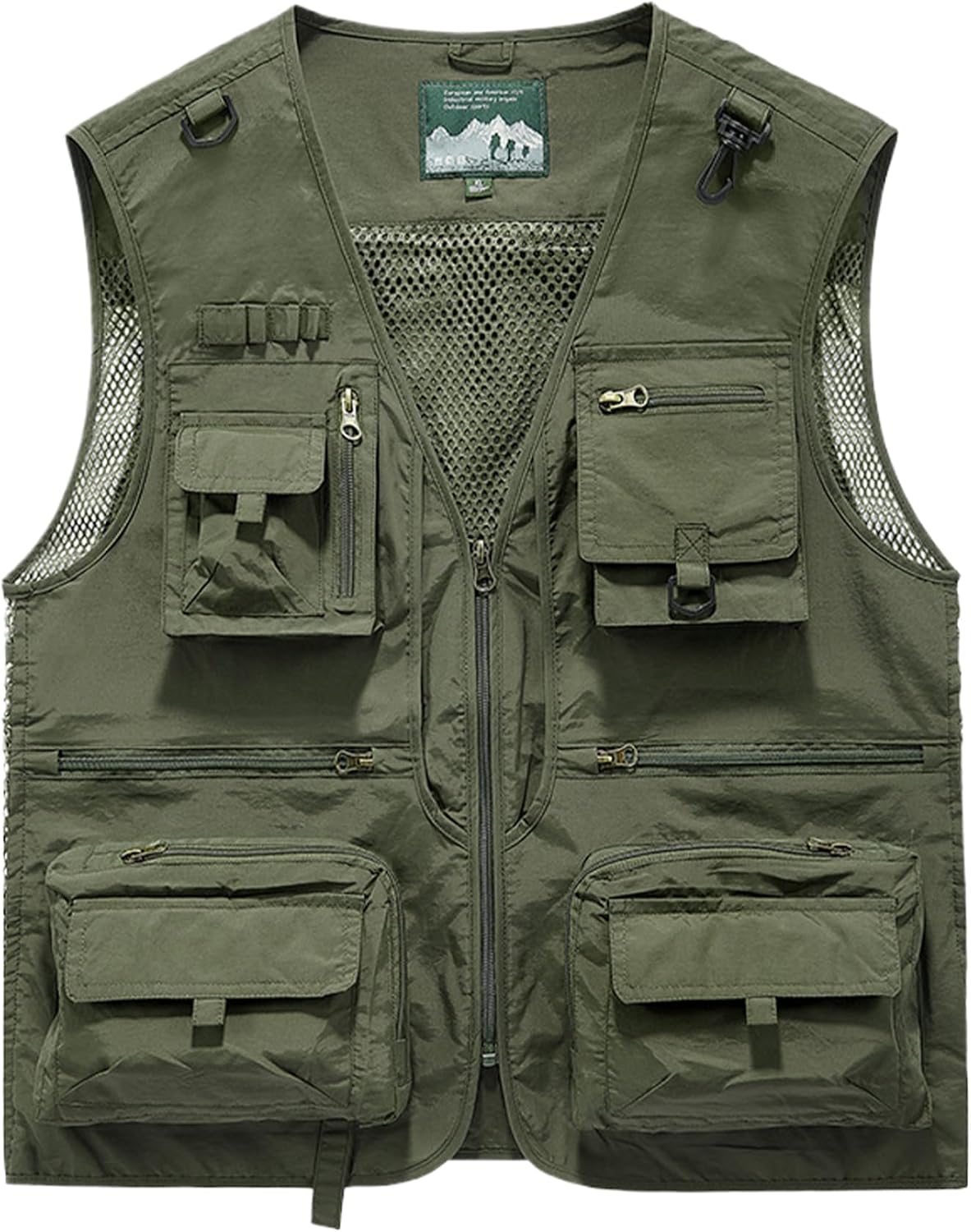 Fishing Vest for Men Breathable Fly Fishing Vest Fast Drying Trout ...