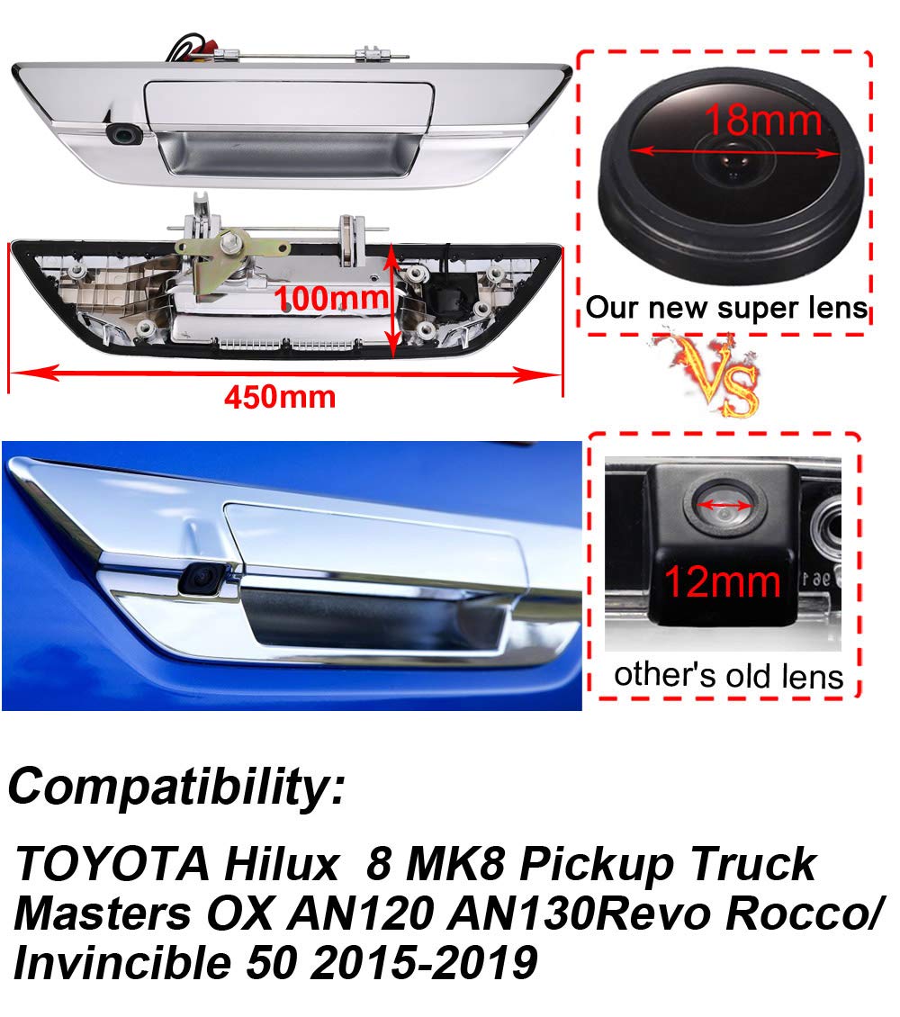 Buy LYNN HD IP68 1280pixels Car Tail Trunk Handle Rear Color Parking ...