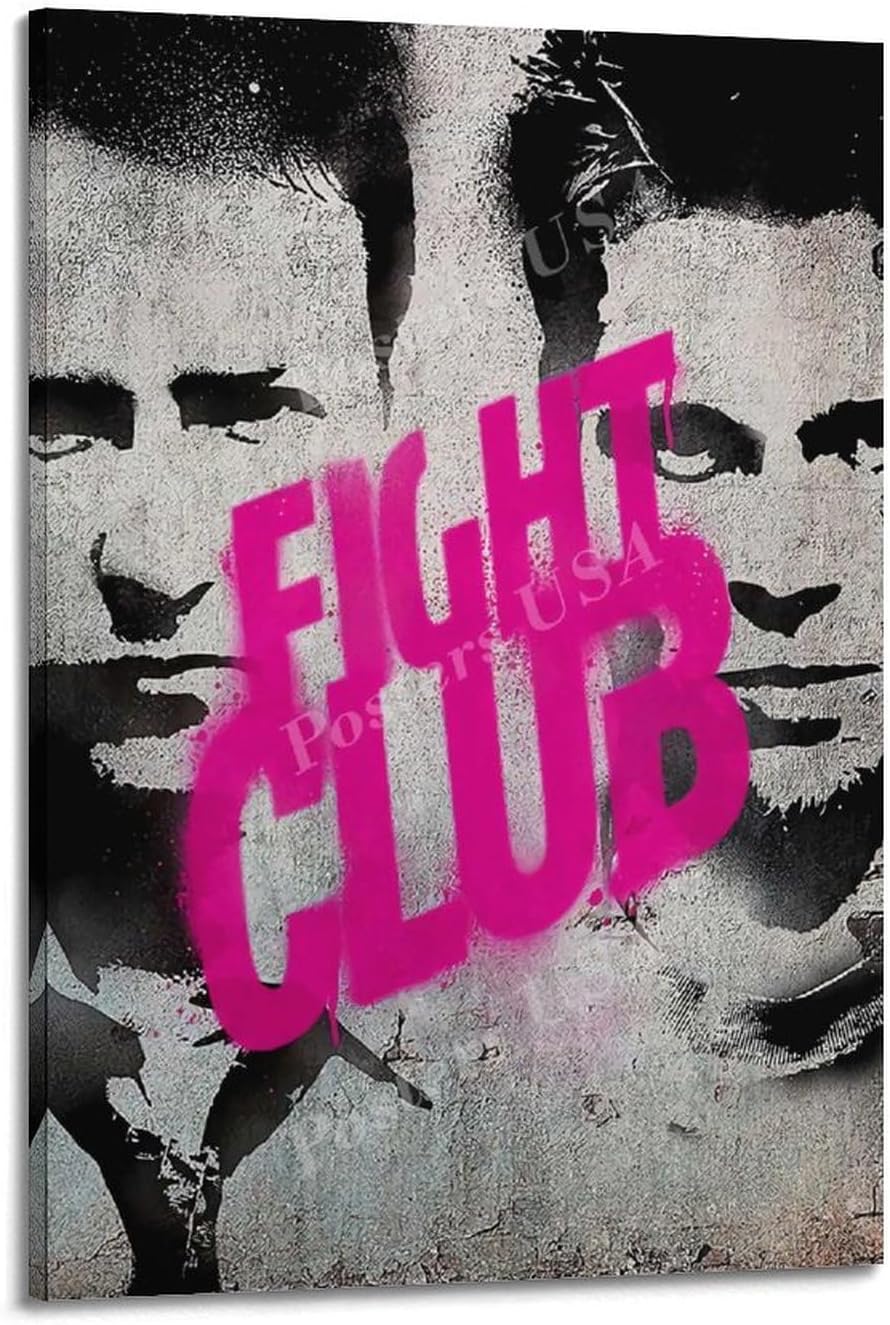 Amazon.com: Generic Fight Club Movie Poster for Bedroom Aesthetic ...