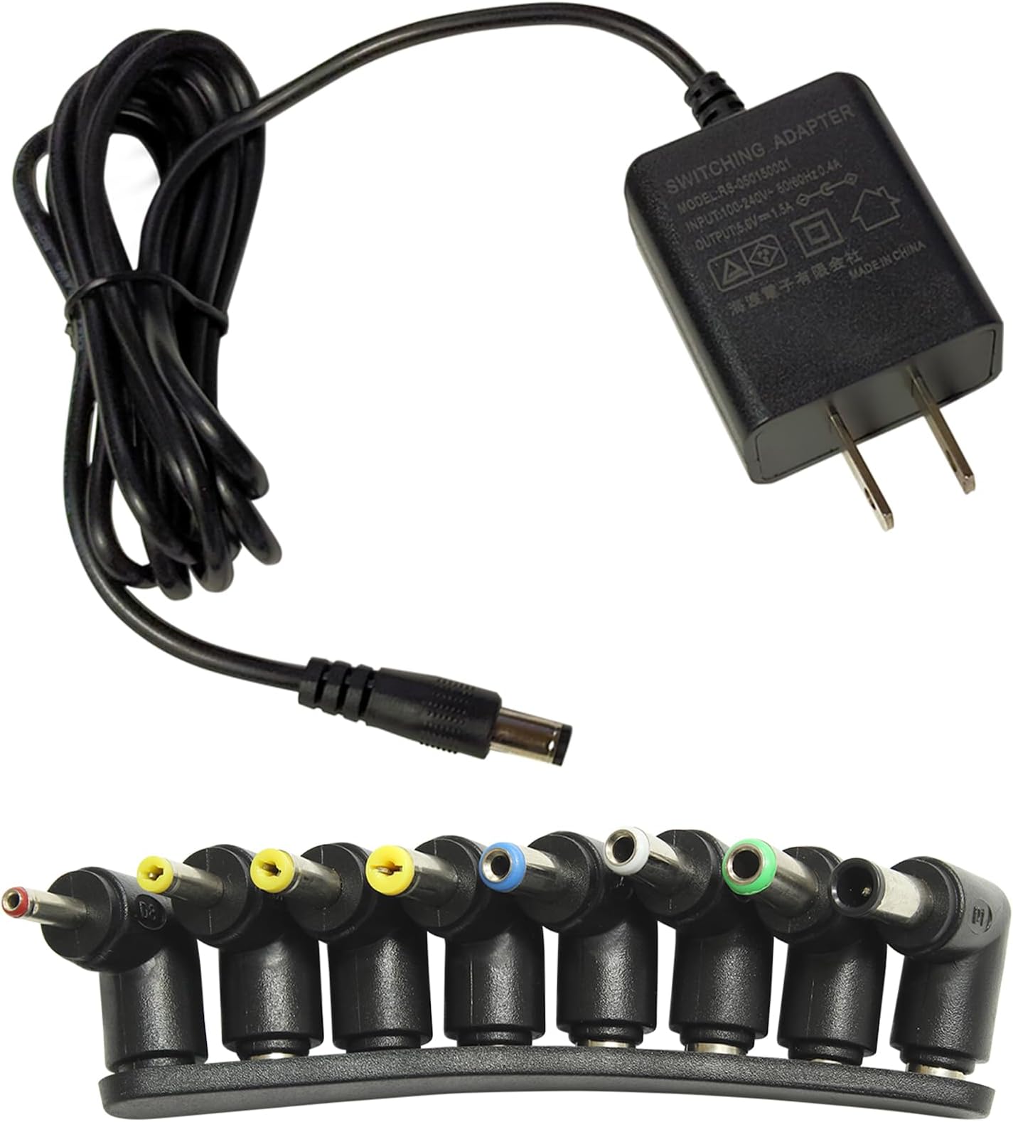 Amazon | Kaito Denshi(海渡電子) ACアダプター【PSE適合品】変換8種セット 6V 1A 6W スイッチング 電源 ...