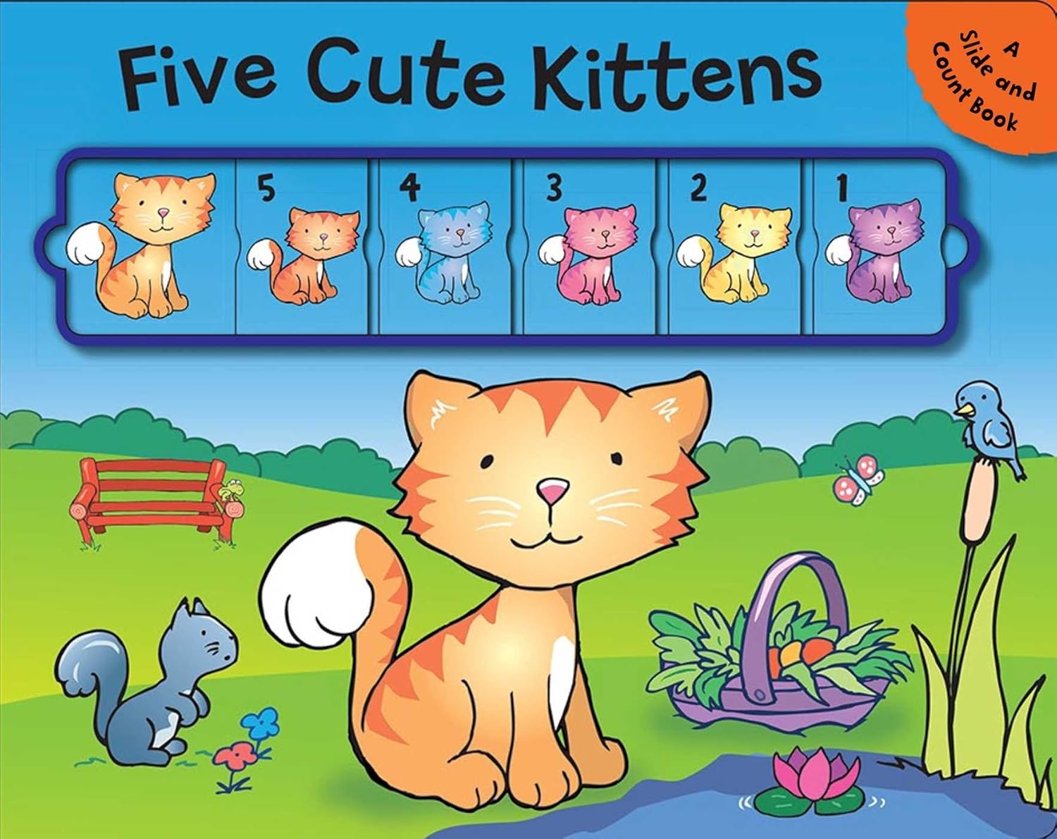 Amazon.com: Five Cute Kittens: A Slide and Count Book: 9781499802184 ...