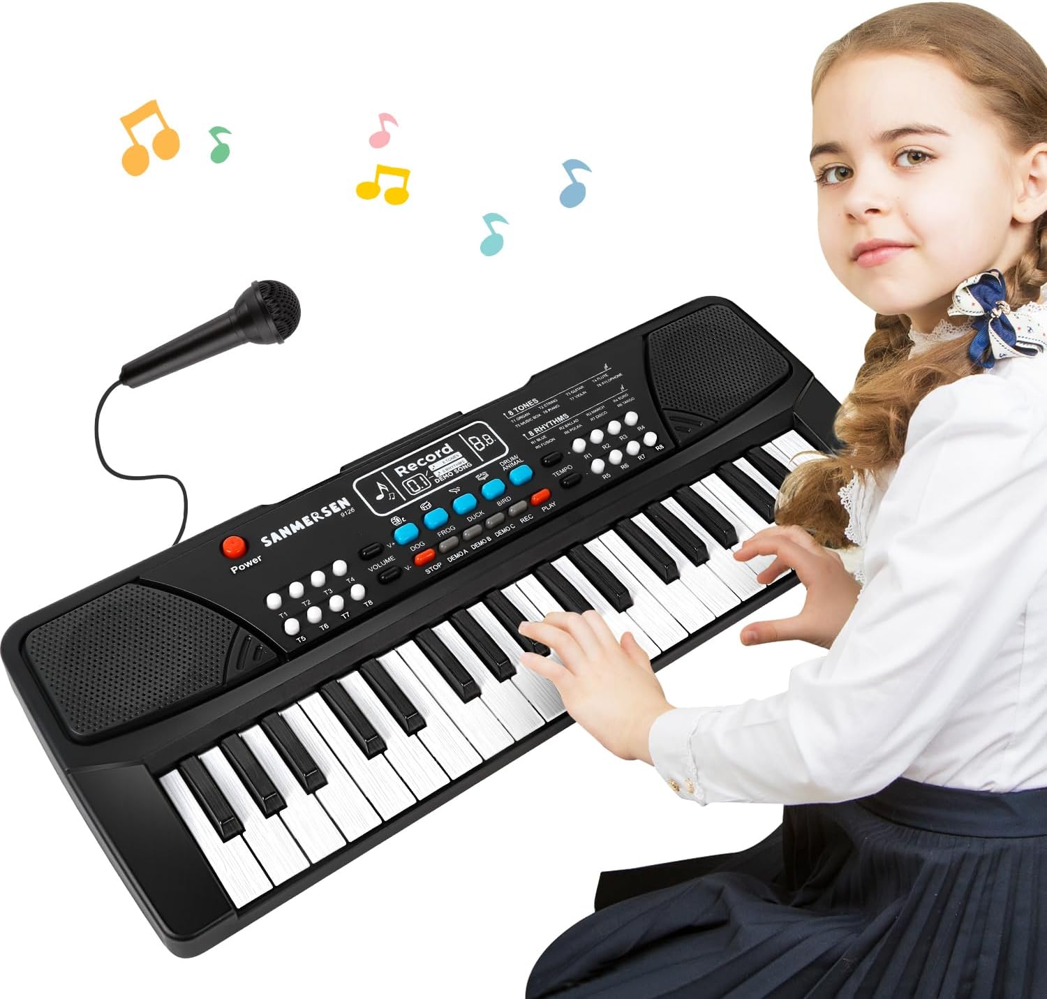 Amazon.com: 37 Key Piano for Kids Piano Keyboard Music Toys for 3+ Year ...