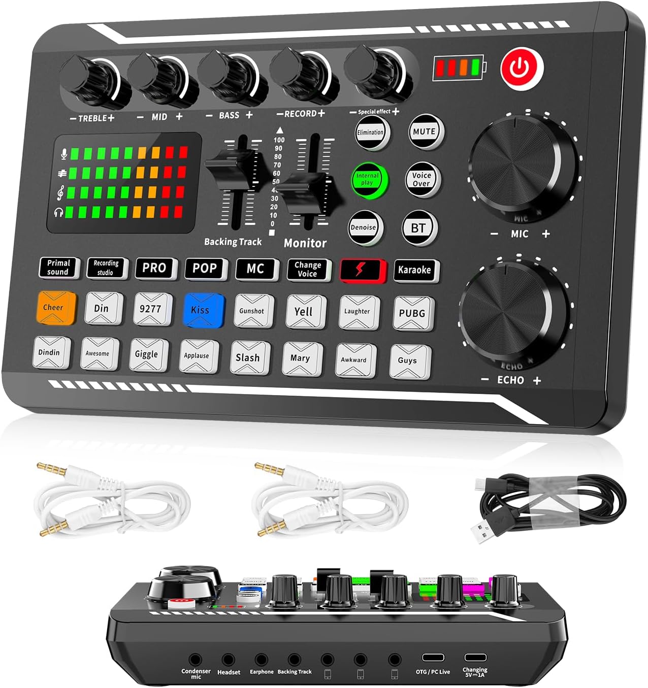Amazon.com: X60 Podcast Recording Equipment with Podcast Mixer,Voice ...