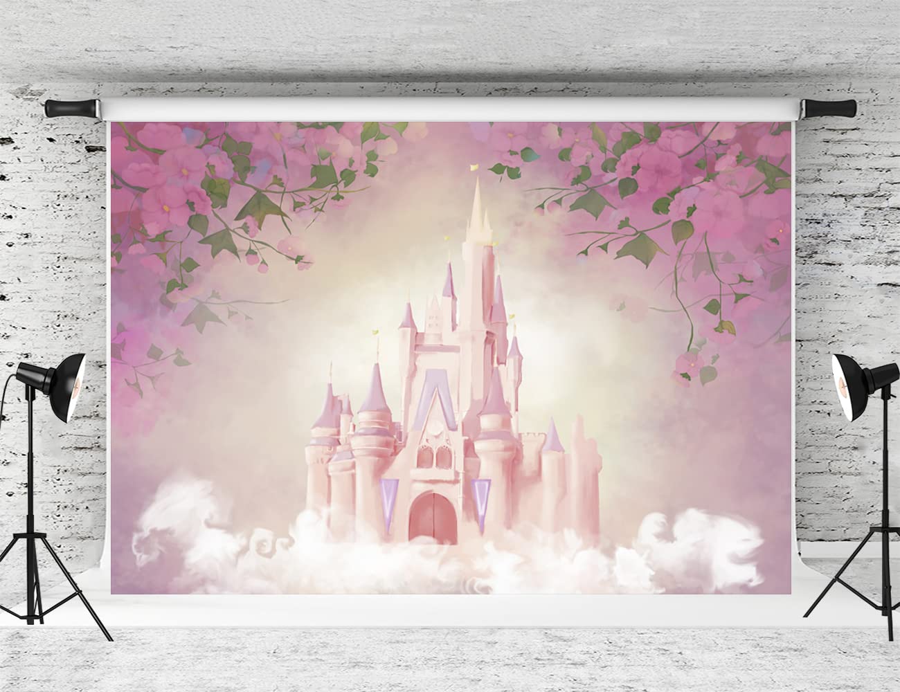 Disney Princess Birthday Backdrop Princess Castle Birthday Backdrop ...