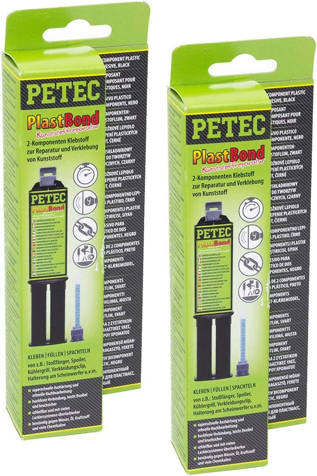 PETEC PlastBond 2 Komponenten Kleber Kunststoffkleber extra stark 24 ml ...