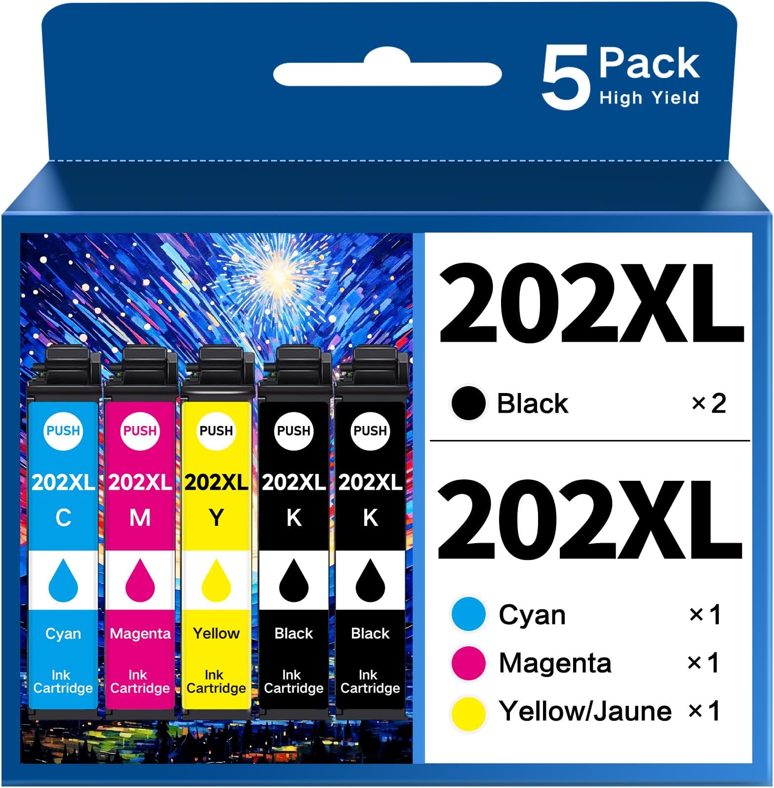 Amazon.com: EPSON 202 Claria Ink High Capacity Black Cartridge ...