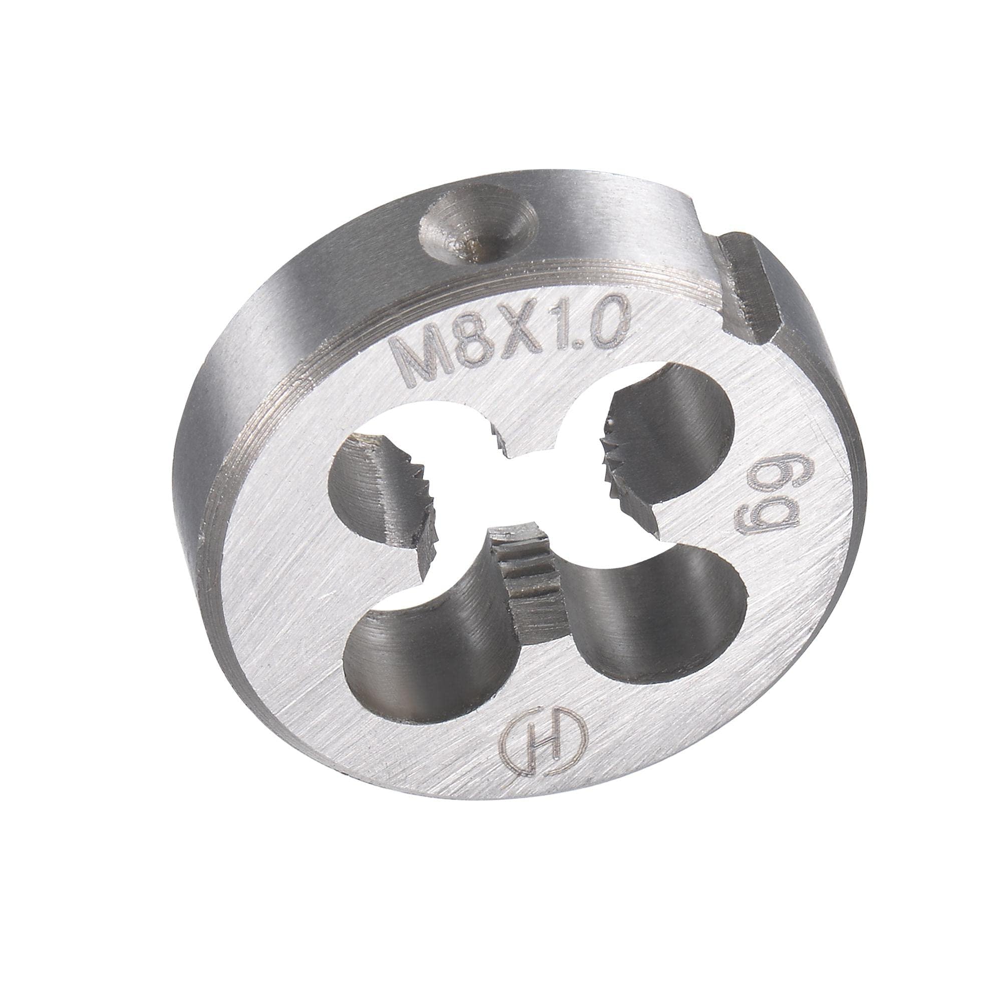 Unifizz M8 x 1mm Metric Tap and Die Set, Machine Thread Screw Tap with ...