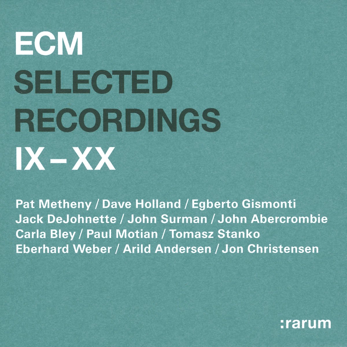 Amazon.com: ECM Selected Recordings, Vol. 9-22: CDs & Vinyl