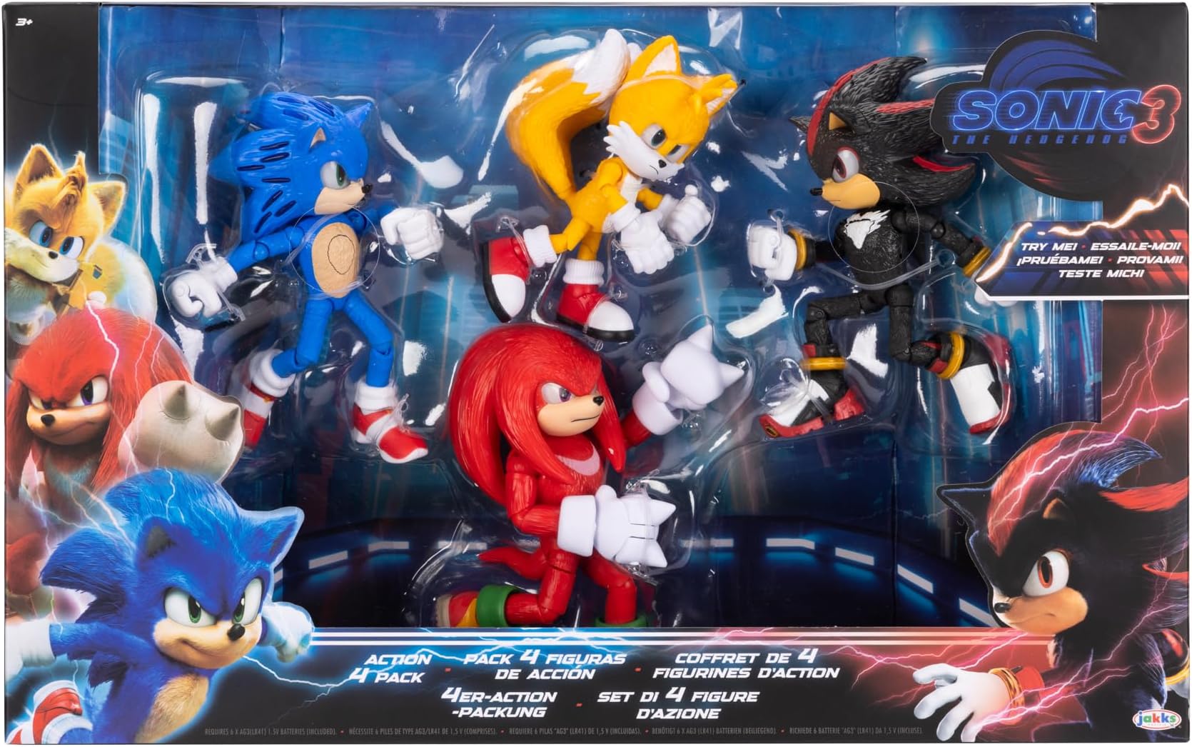 Sonic 3 Movie - 5" Figures Multi-Pack : Amazon.com.au: Toys & Games