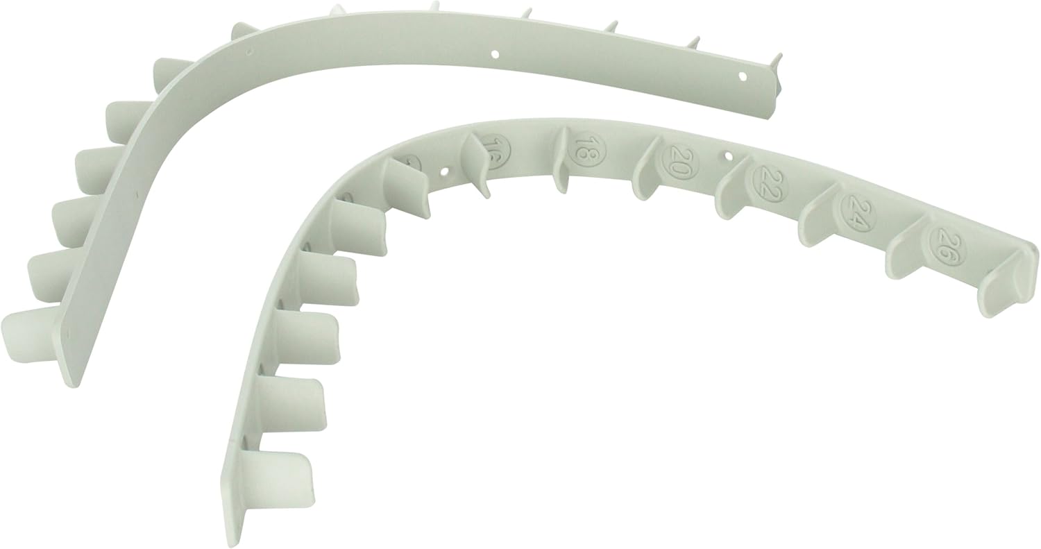 Clip and Go Flexible Flat Back Jump Cup Strips, 25-Inches Long x 1 4 ...