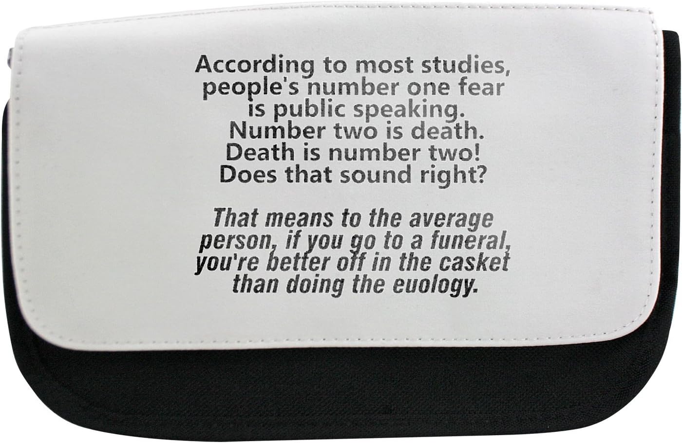 Amazon.com : According to most studies,people's number one fear is ...