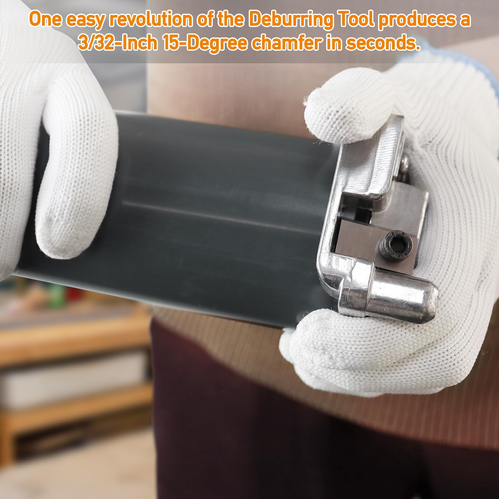 Snapklik.com : PVC Pipe Reamer Deburring Tool For Plastic PVC Pipe ...