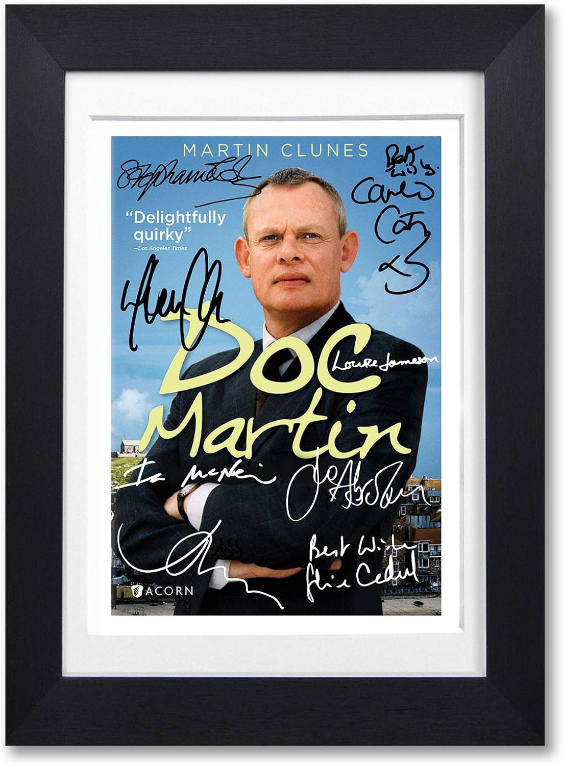 Doc Martin Cast Signed Autograph A4 Poster Photo Print TV Show Series ...