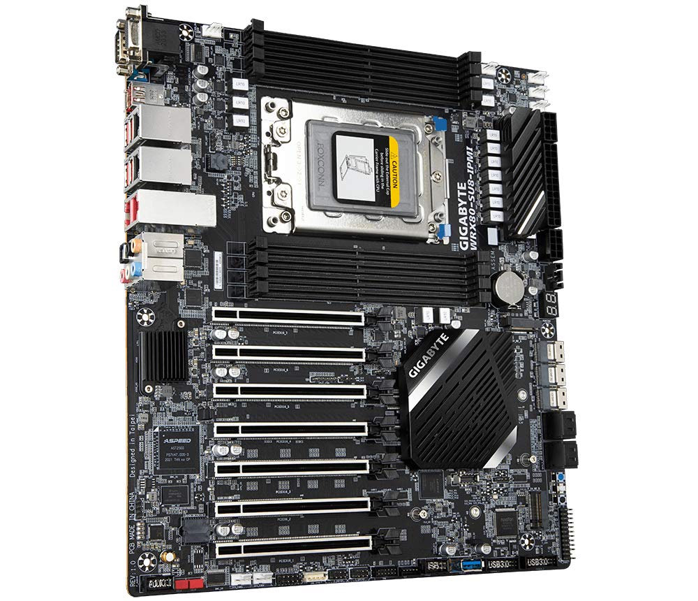 Gigabyte WRX80-SU8-IPMI CEB Workstation Motherboard for AMD sWRX8 4094 ...