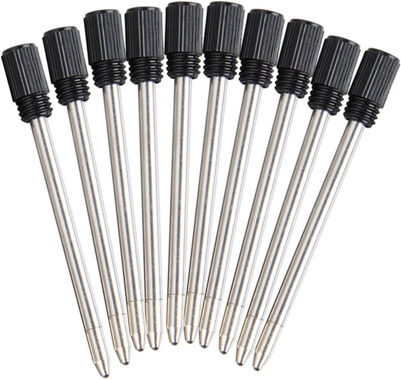 Amazon.com : 10Pcs Metal Ballpoint Pen Refills for Twist Action ...