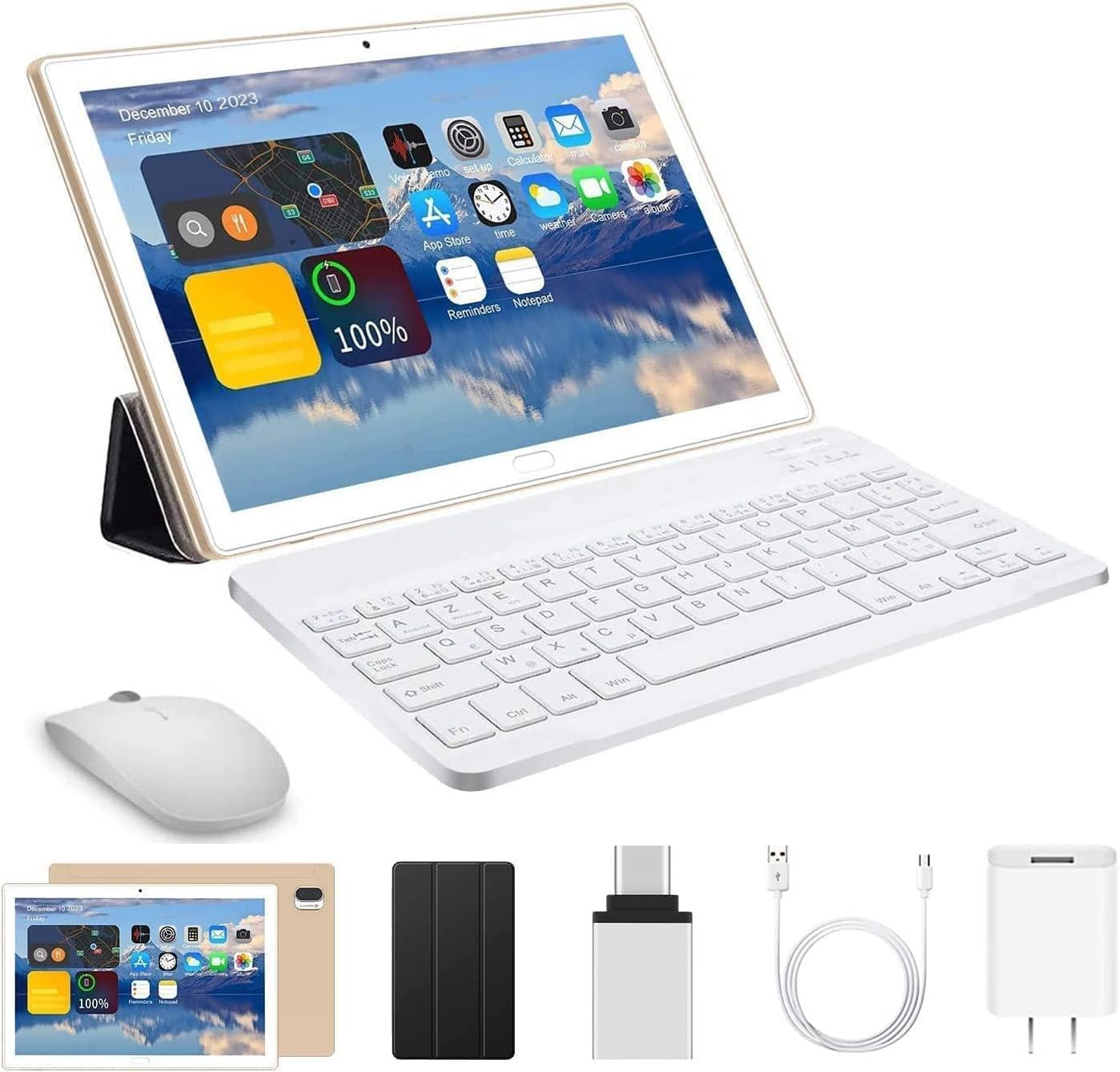 Amazon.com: AOYODKG Android Tablet with Keyboard, 2 in 1 Tablet 10 Inch ...