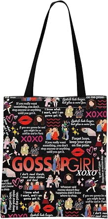 Amazon.com: MNIGIU Gossip TV Show Inspired Gift Gossip XOXO Tote Bag ...