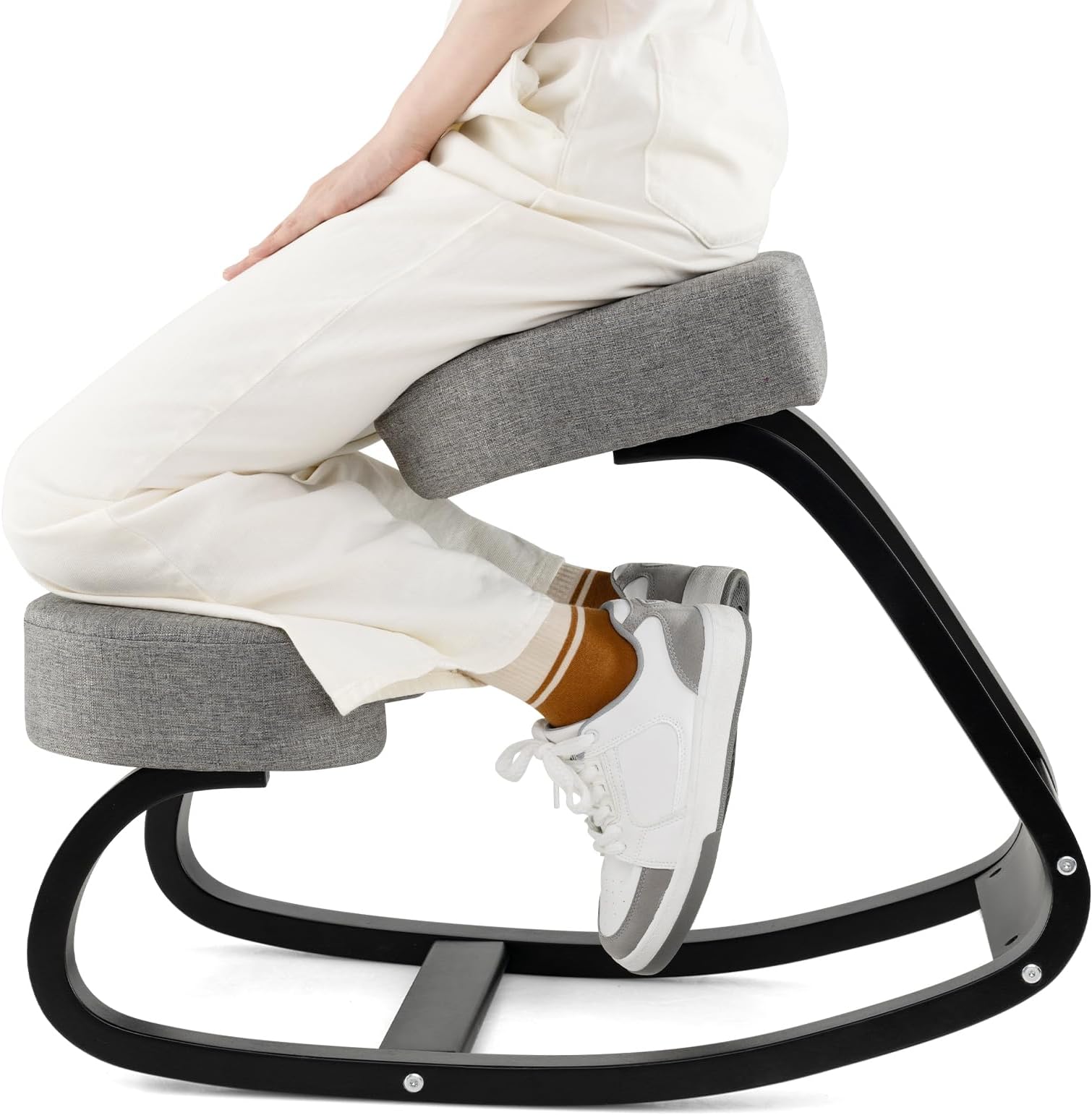 Amazon.com: Giantex Ergonomic Kneeling Chair, Rocking Posture Chair ...