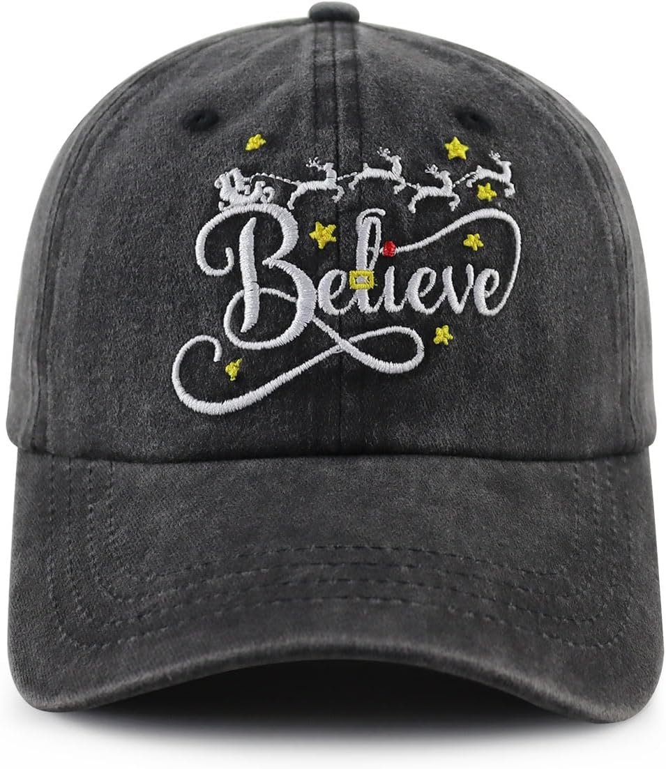 GzacDeope Christmas Decorations for Women Men, Funny Embroidered Santa ...