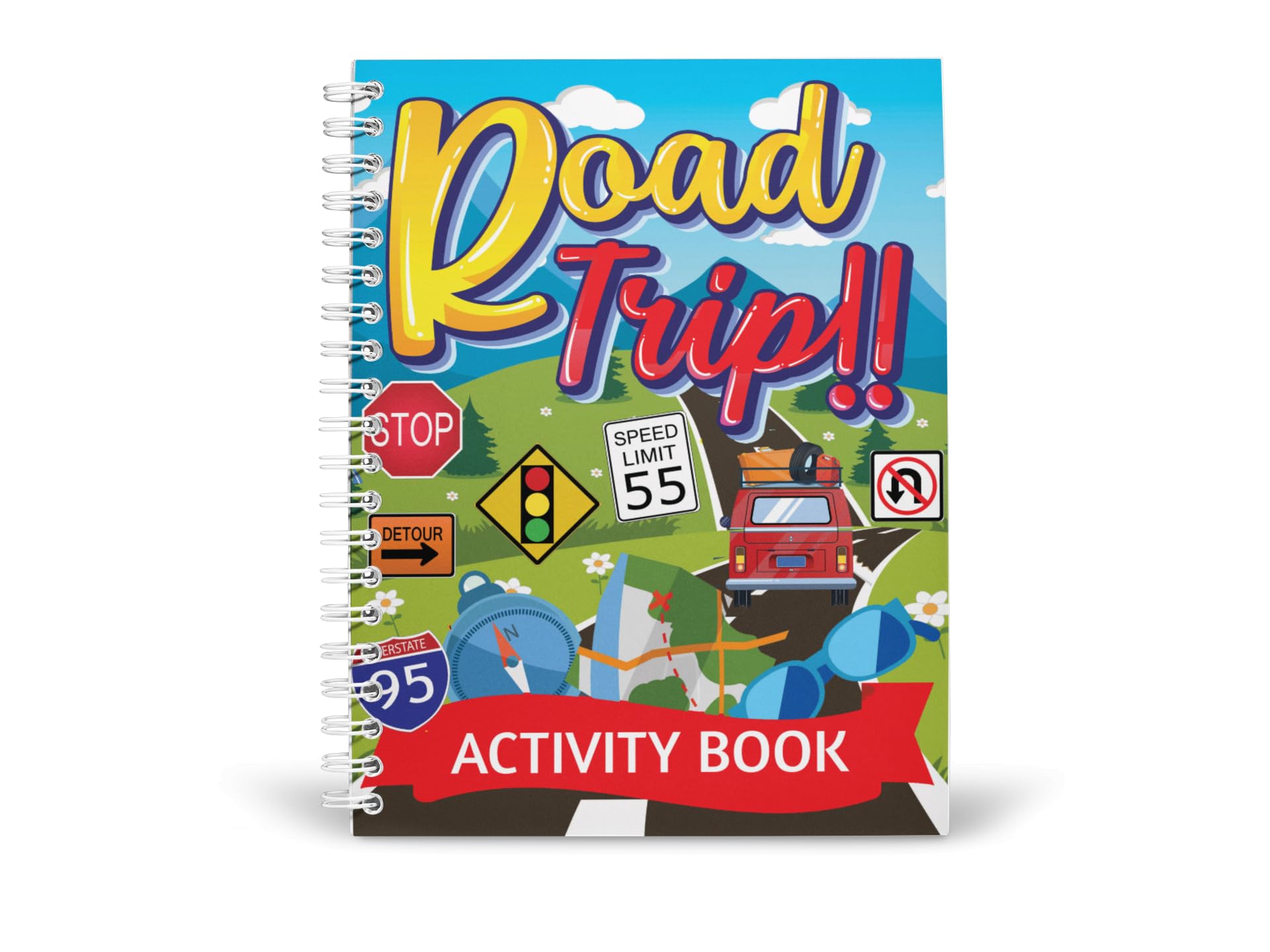 Road Trip Activity Book: Travel Games and Puzzles for Kids 6-12 ...