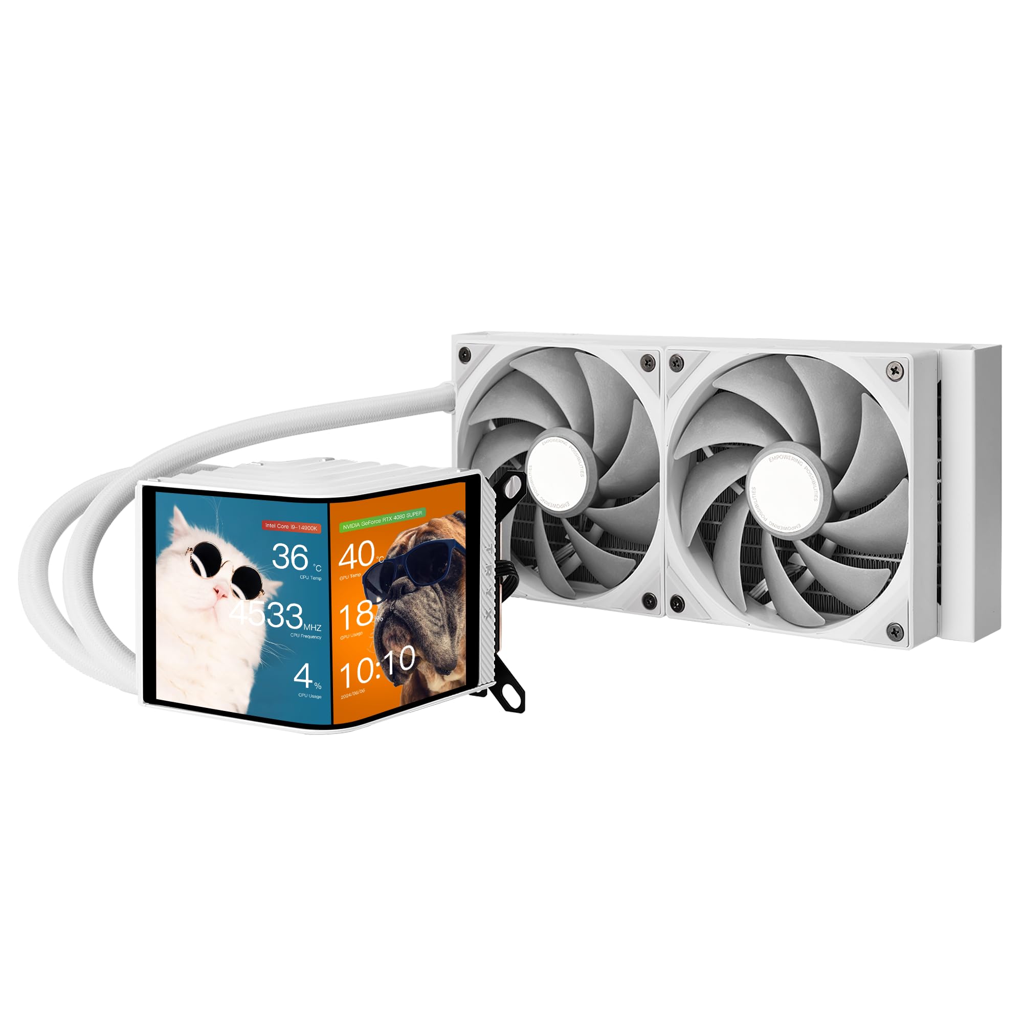 Tryx Panorama 240 White 240mm Aio 6 67 Amoled L | Desertcart PAKISTAN